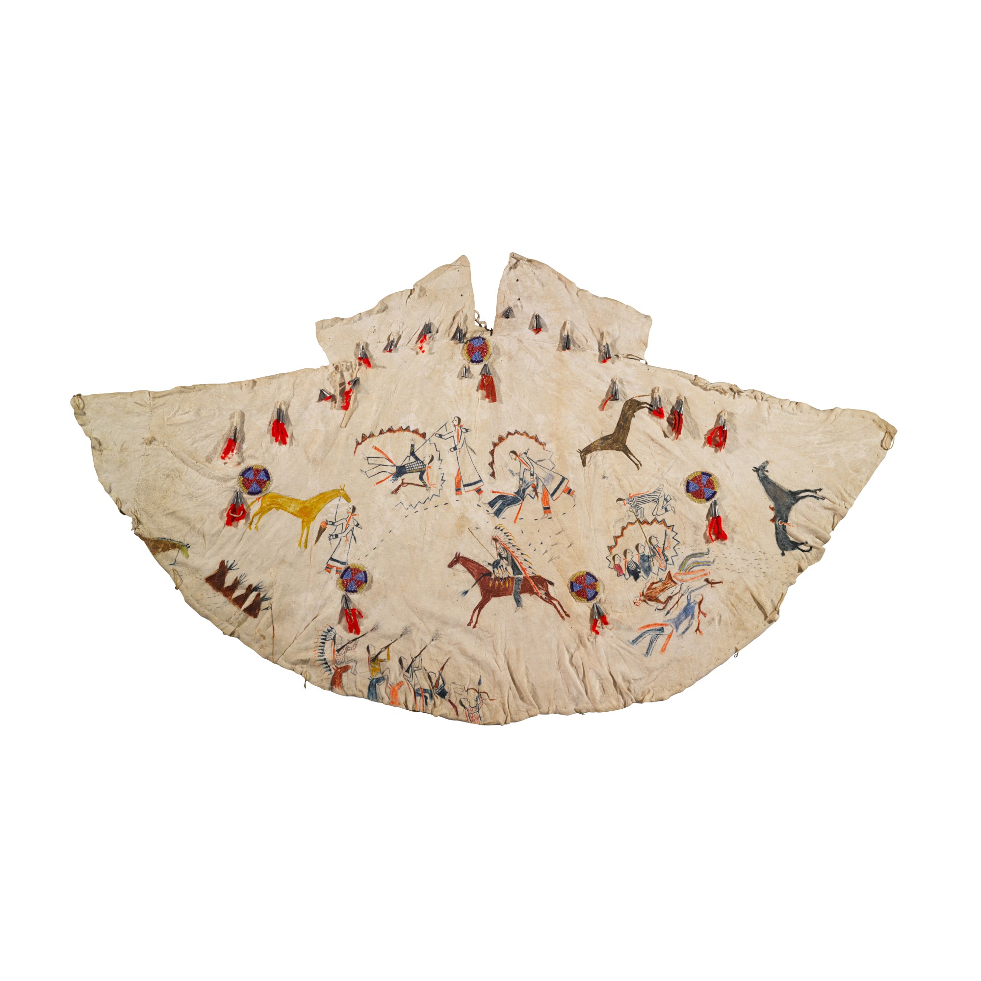 Shoshone Pictorial Model Tipi Cover, Great Plains | The William K. du ...