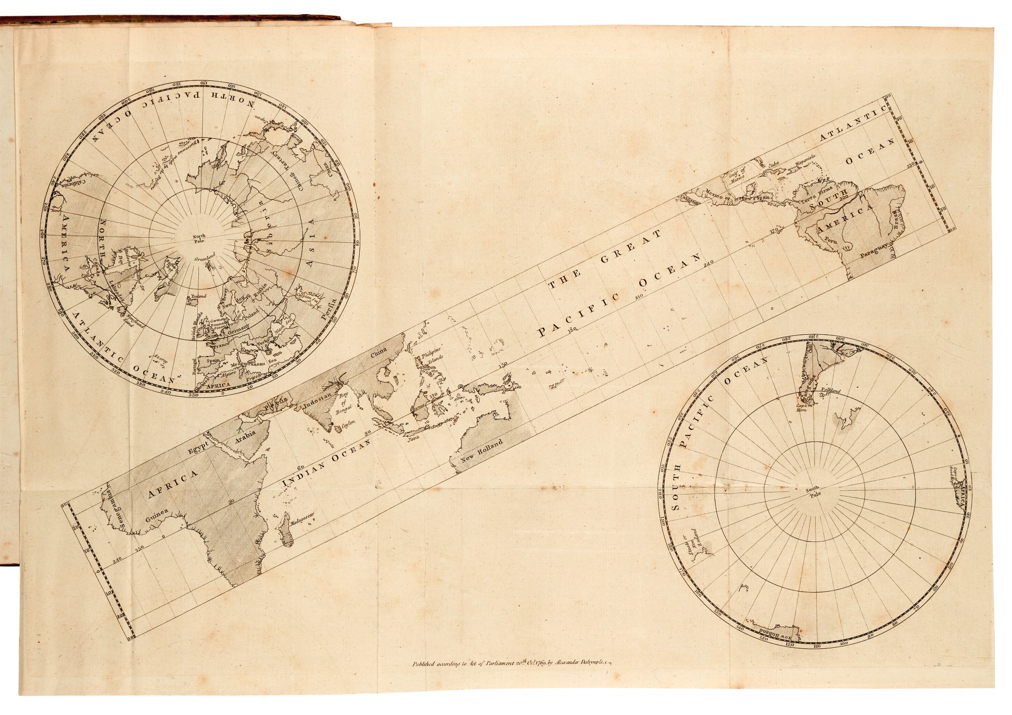 Dalrymple. An Historical Collection of Several Voyages. [1770] -1771. 2 ...
