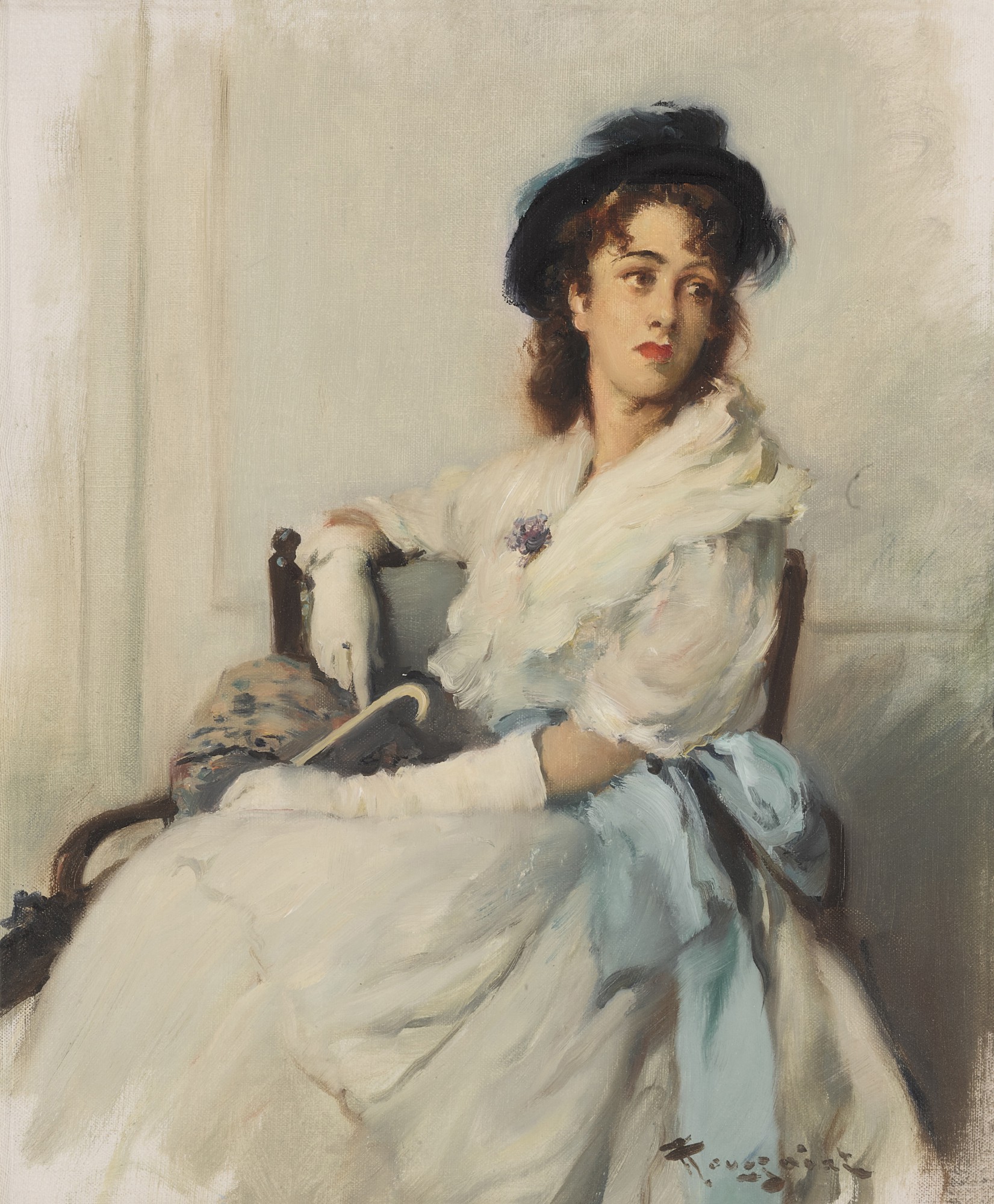 Elegant Lady with Parasol | Belle Époque Splendor: The Discerning Eye ...