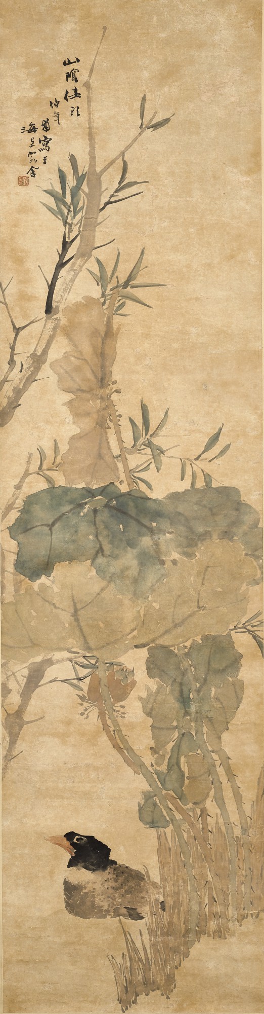 REN YI 1840-1896 任頤 | DUCK AND LOTUS 荷塘鴨戲 | Fine Classical Chinese ...