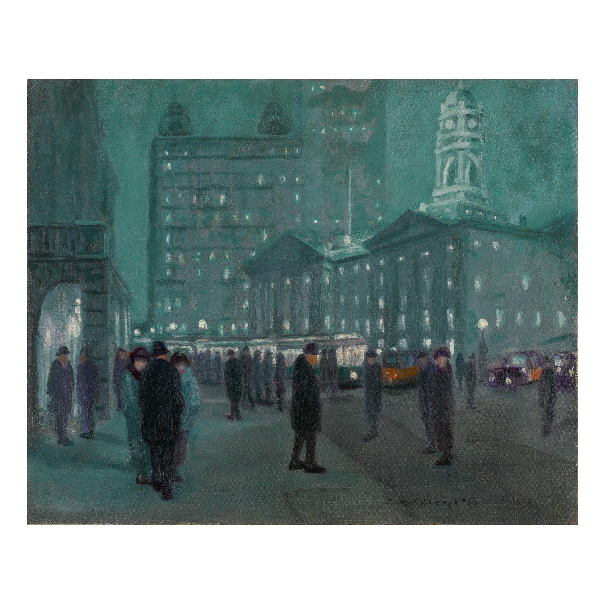 CLARENCE K. CHATTERTON | BROAD STREET, BROOKLYN | American Art ...