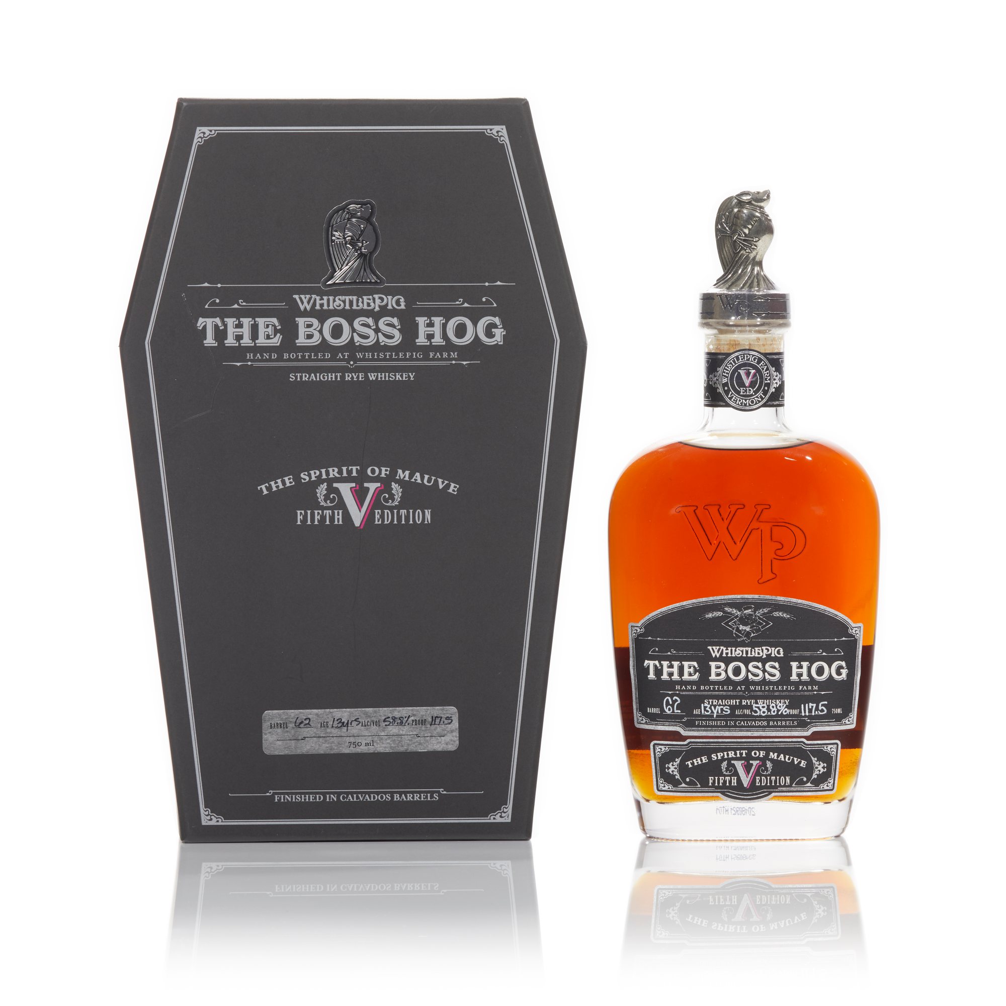 WhistlePig The Boss Hog 13 Year Old 5th Edition "The Spirit Of Mauve ...