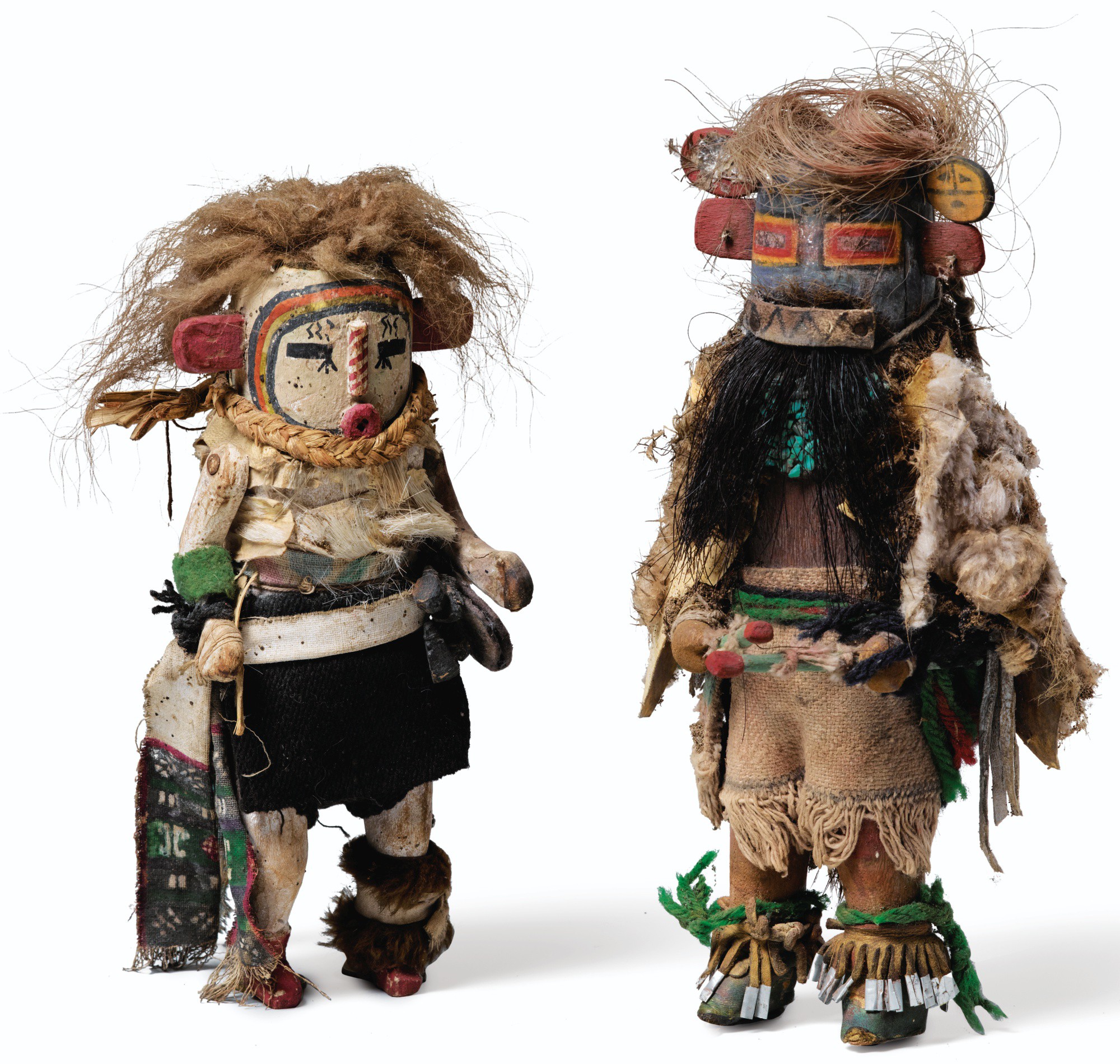 COUPLE DE POUPÉES KACHINA, ZUNI, ARIZONA, USA | Jamais perdu en mer ...