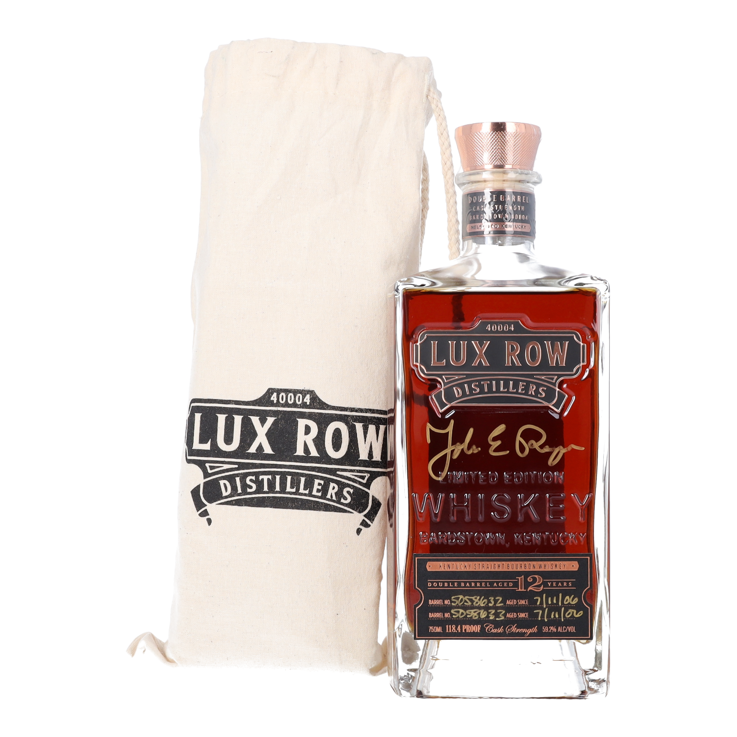 Lux Row Double Barrel 12 Year Old 118.4 proof 2006 (1 BT75) | Bourbon ...