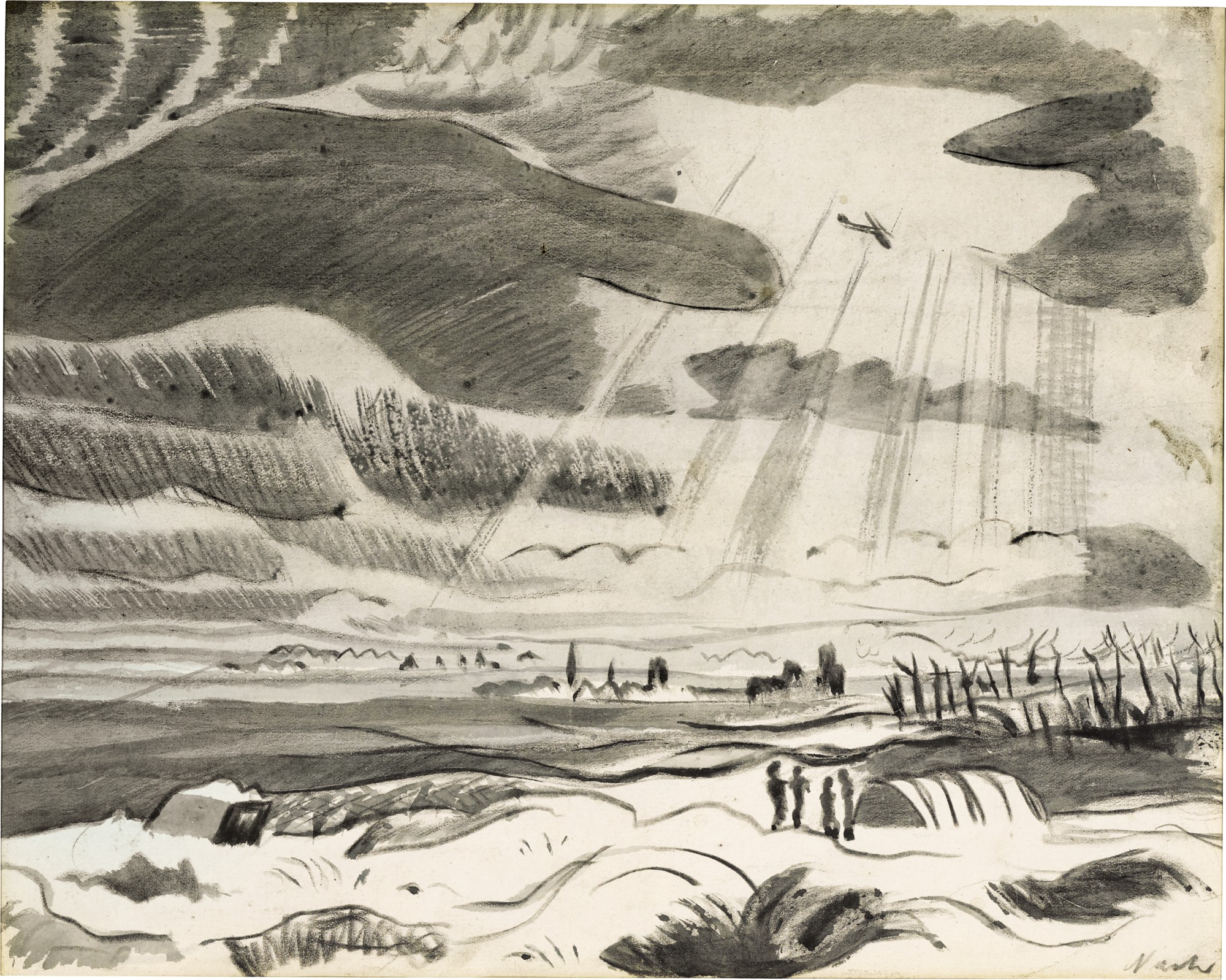 PAUL NASH | AERIAL RECONNAISSANCE | Modern & Post-War British Art Day ...