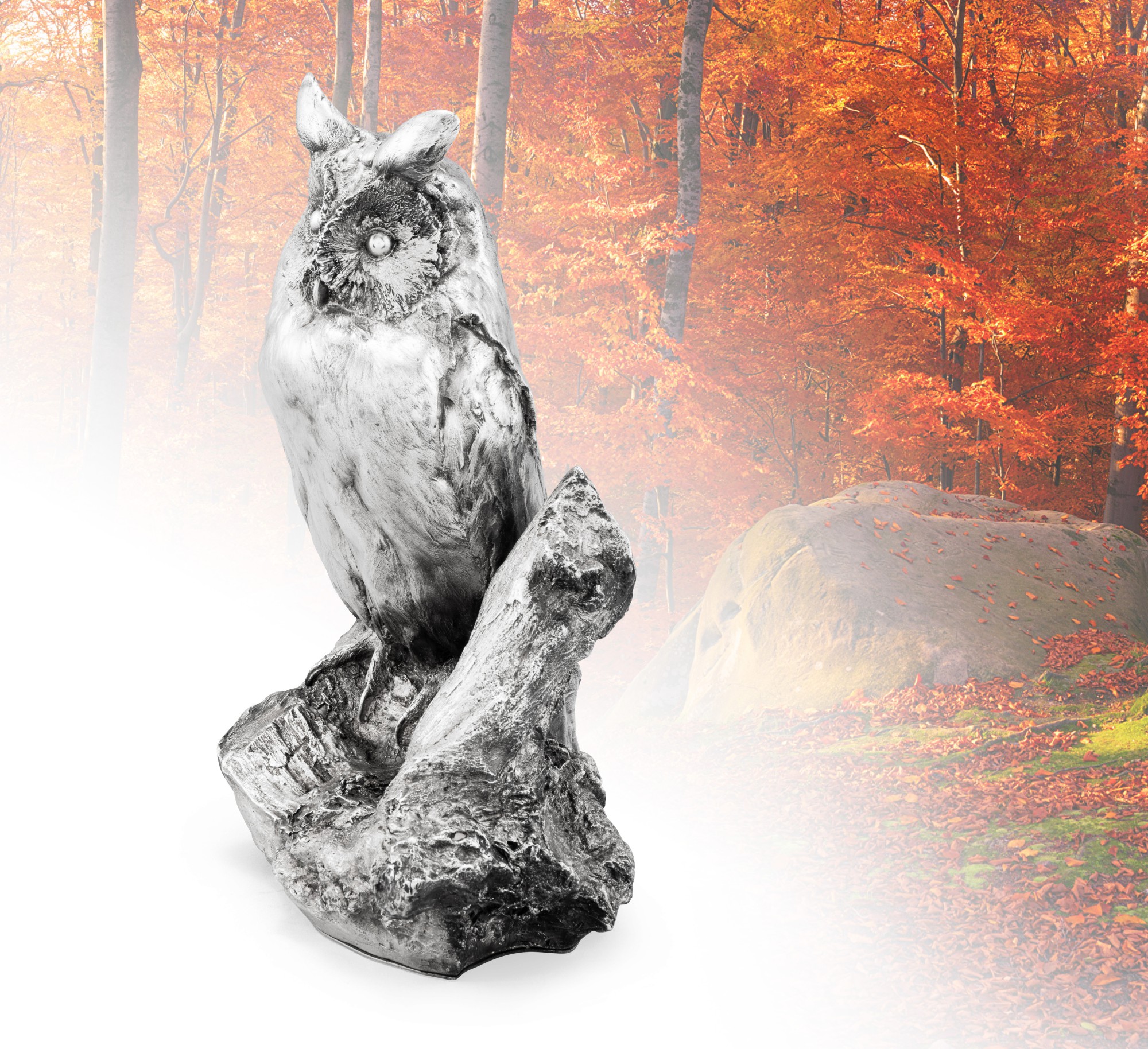 A silver-plated life-size owl, Christofle, Paris, circa 1880 | Hibou en ...