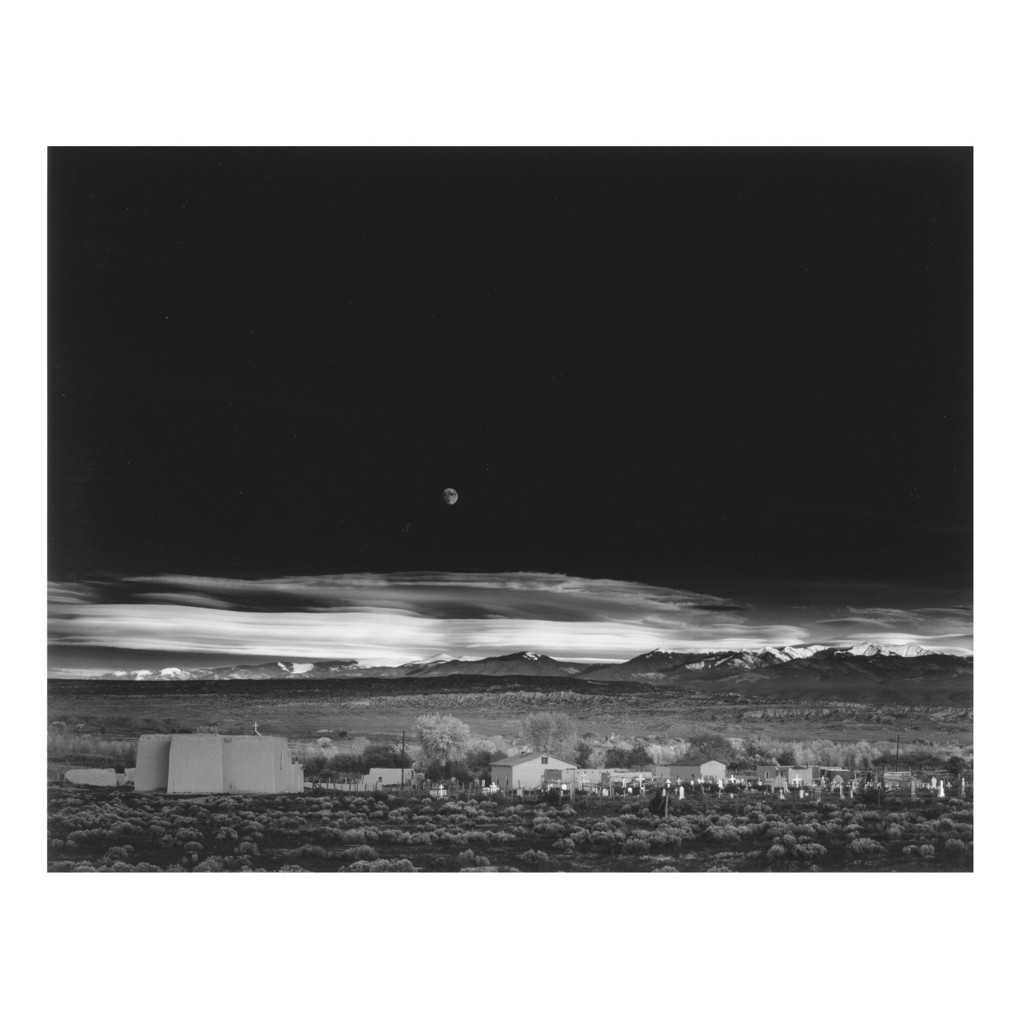 ANSEL ADAMS | 'MOONRISE, HERNANDEZ, NEW MEXICO' | Alfred Stieglitz ...