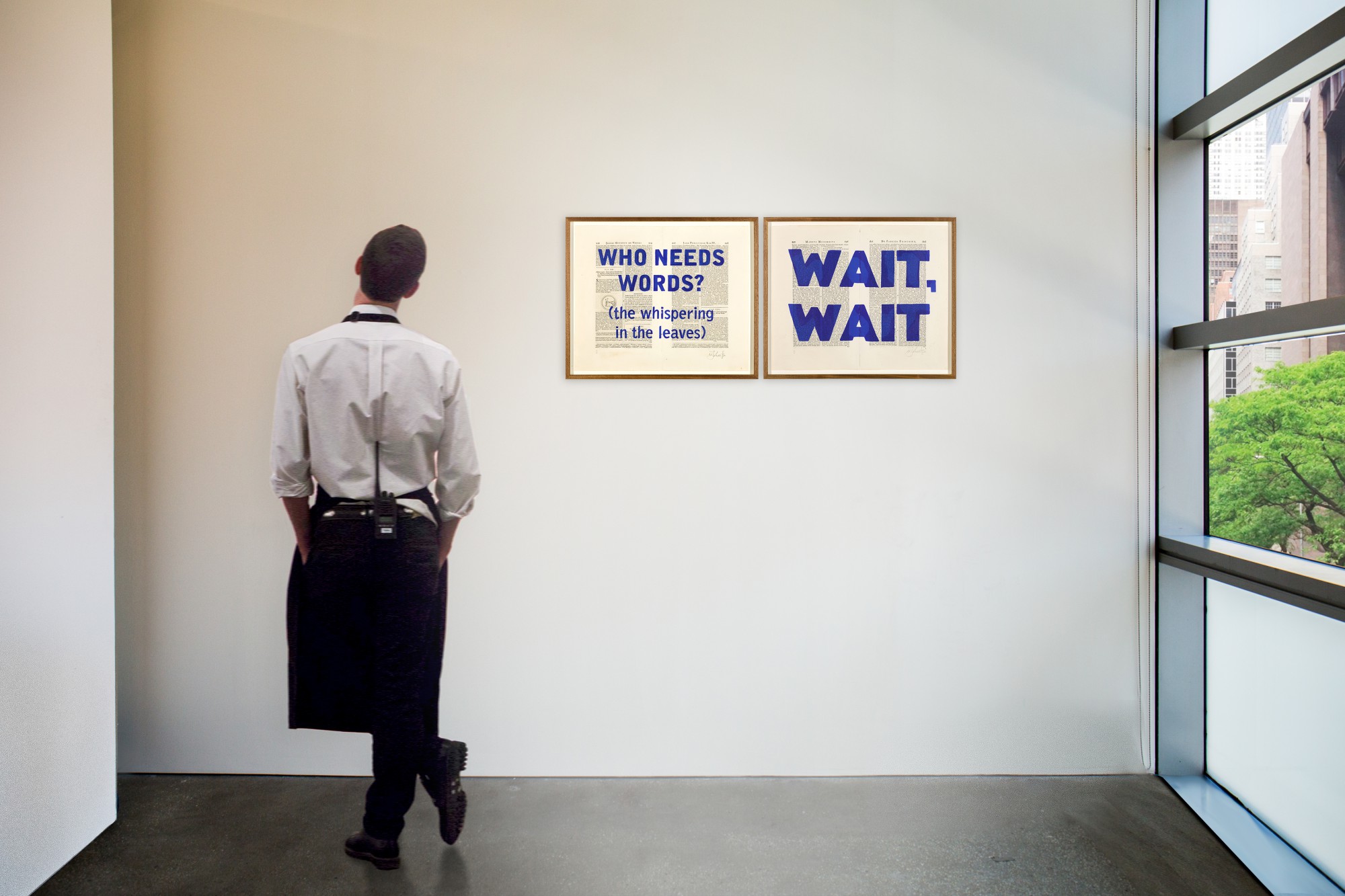 Blue Rubrics (WAIT, WAIT; and WHO NEEDS WORDS (the whispering in the ...