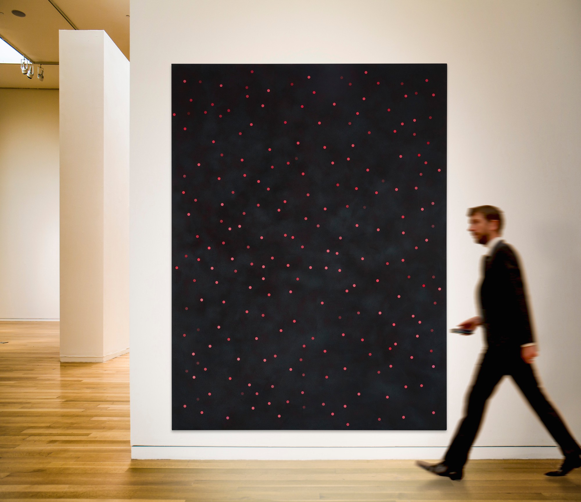 SCOTT REEDER | UNTITLED (BLACK WITH RED PENNIES) | Contemporary Art ...