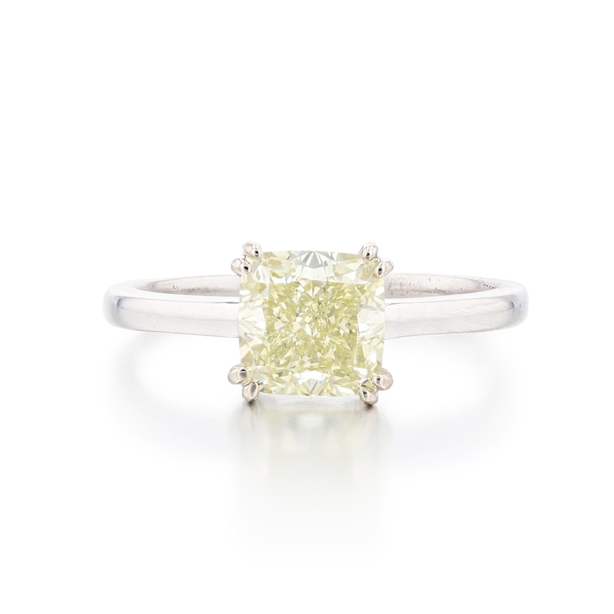 Bague diamant jaune | Fancy yellow diamond ring | Fine Jewels Online ...