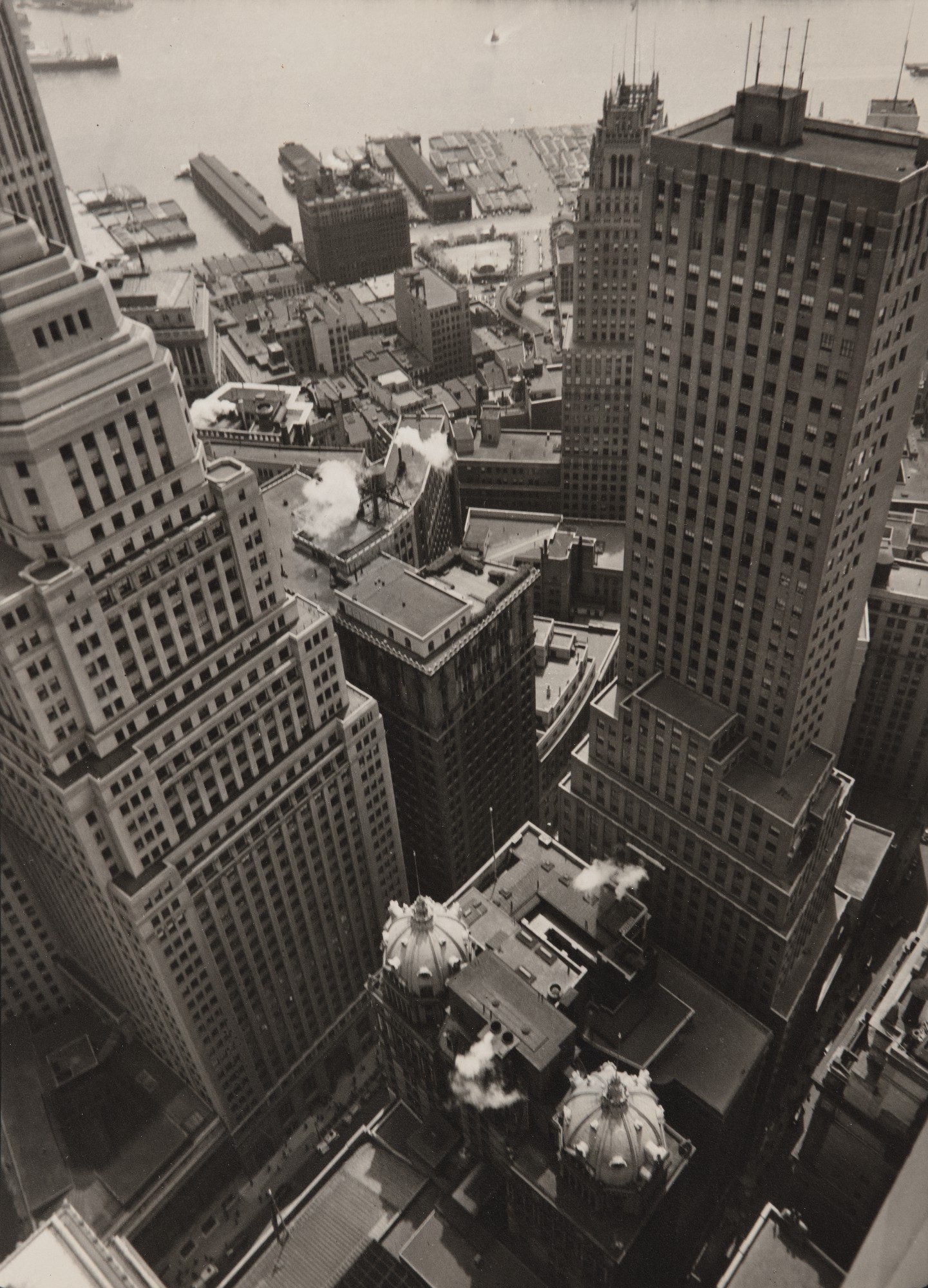 Waterfront from Roof of Irving Trust Co. Building | Four Decades: In ...