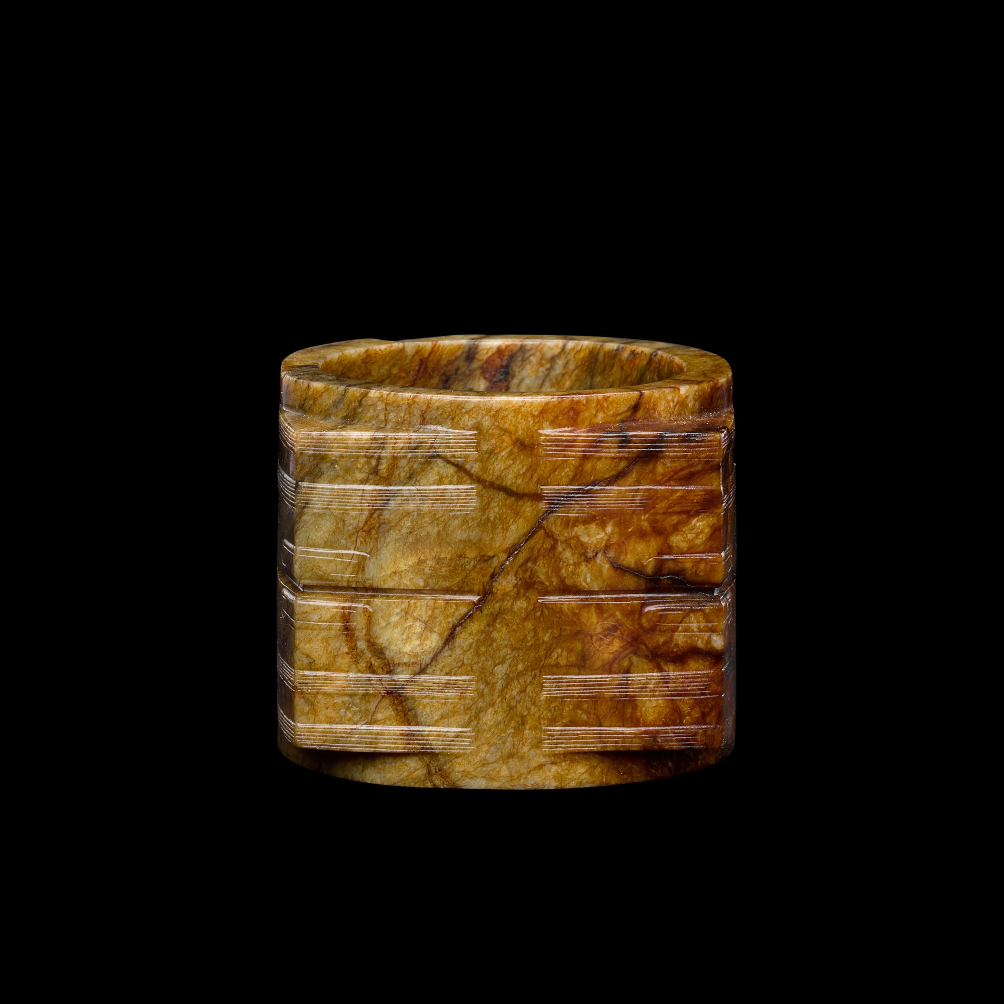 A jade cong, Neolithic period, Liangzhu culture | 新石器時代良渚文化 獸面紋玉琮 ...