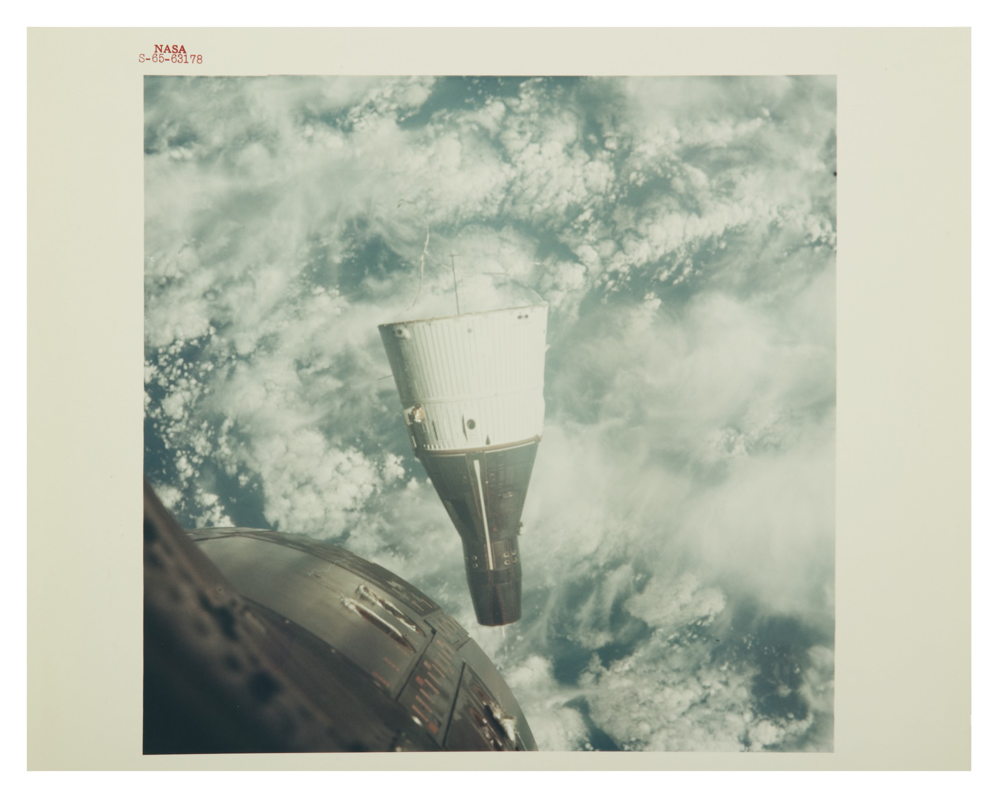 [GEMINI 6-A & 7] First Space Rendezvous. VINTAGE NASA "RED NUMBER ...