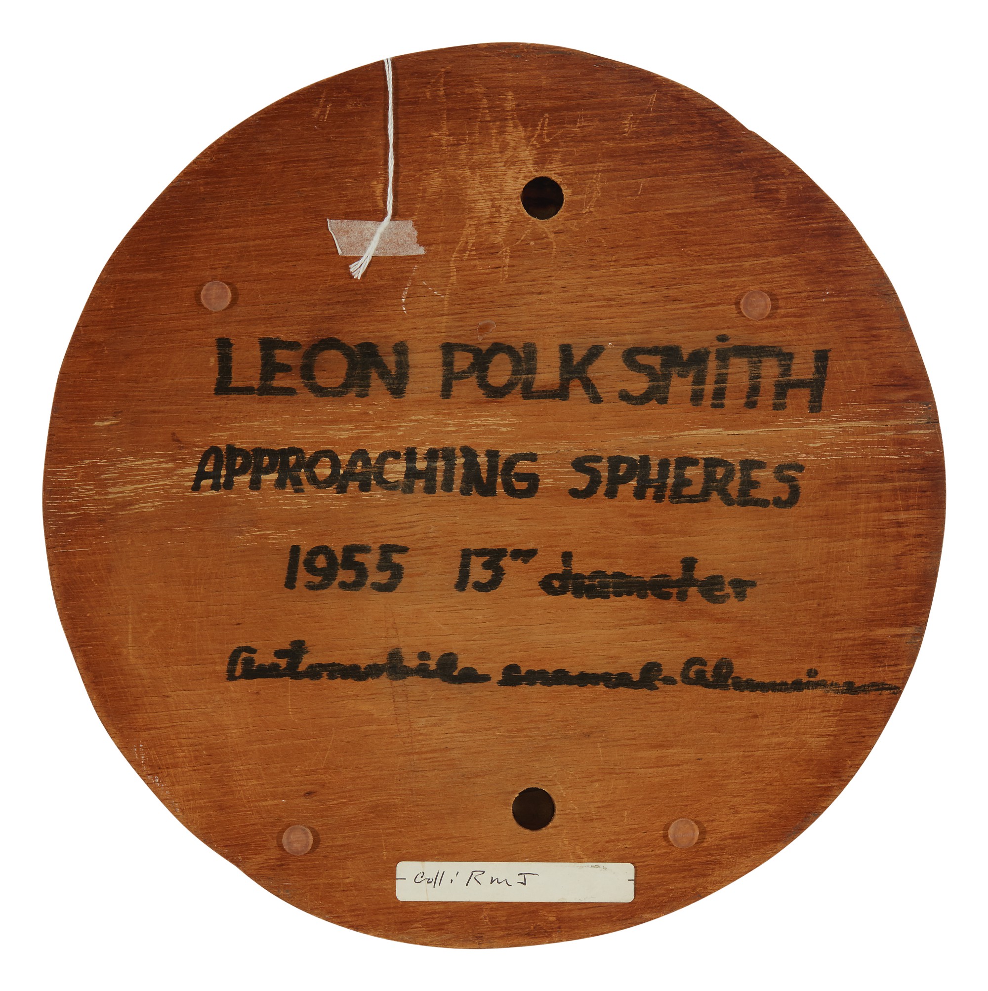 LEON POLK SMITH | APPROACHING SPHERES | Contemporary Art Online | New ...