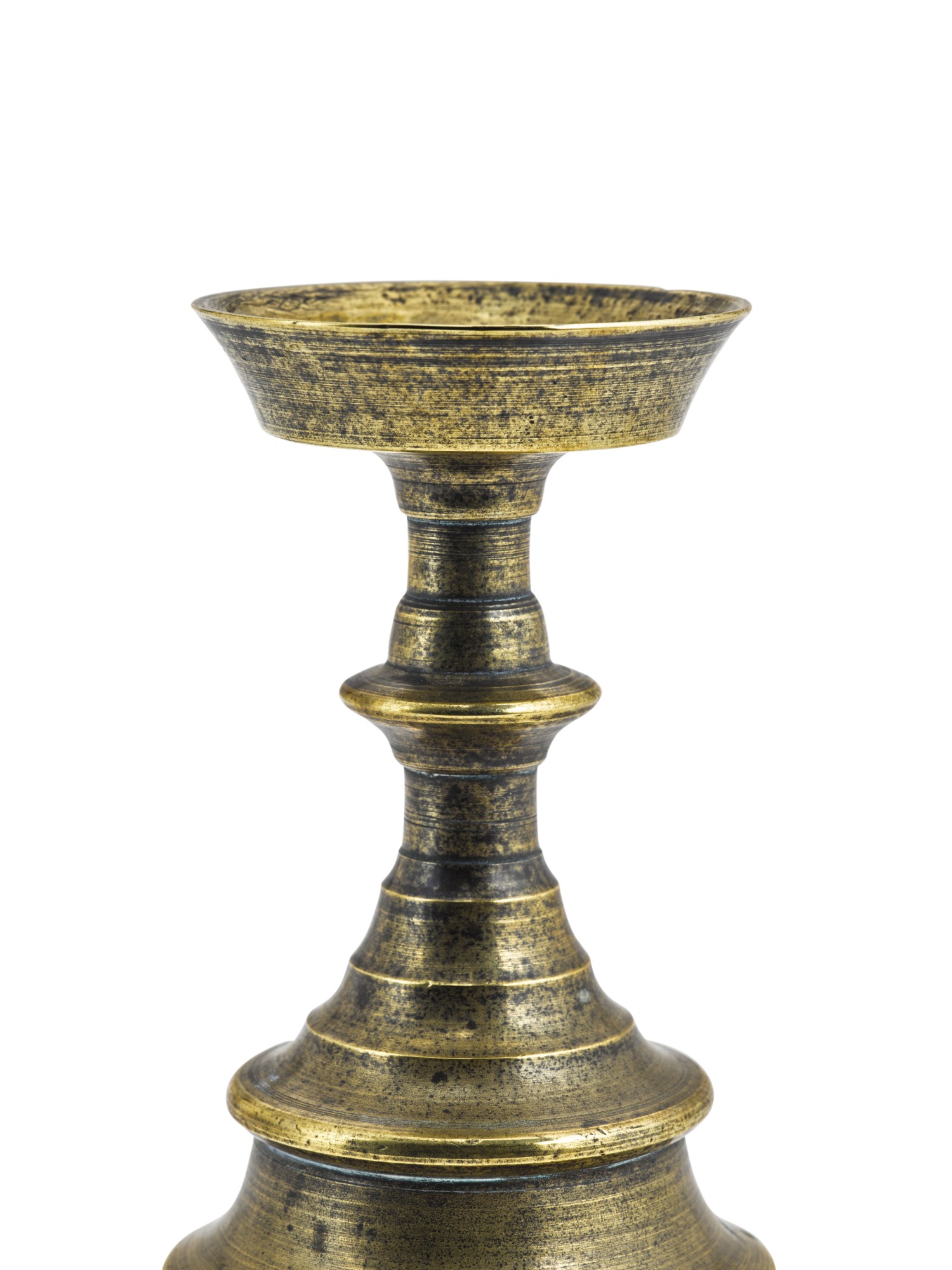 Two Rare Northwestern European Pricket Candlesticks, The first 16th ...