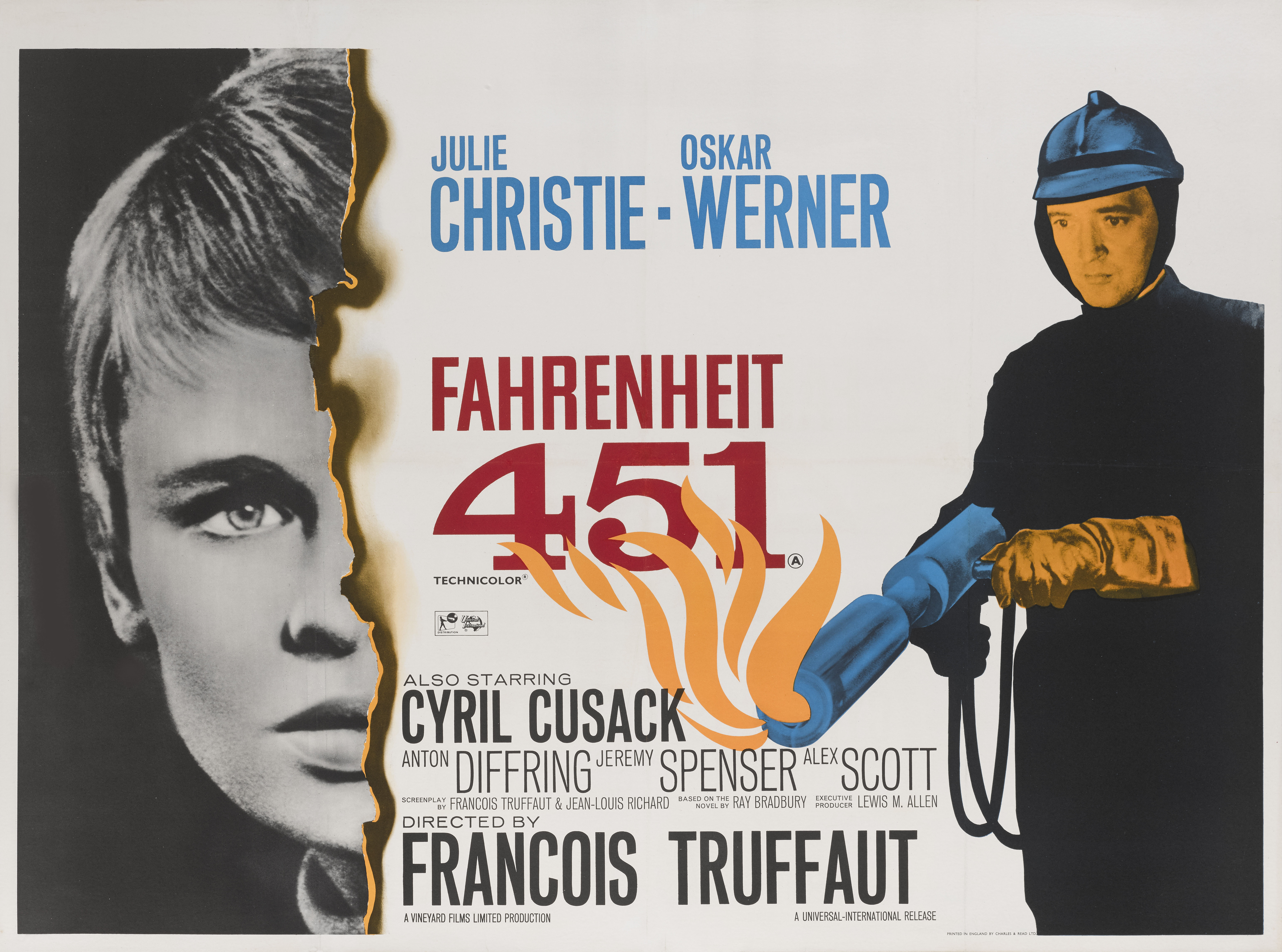 Fahrenheit 451 Movie Poster