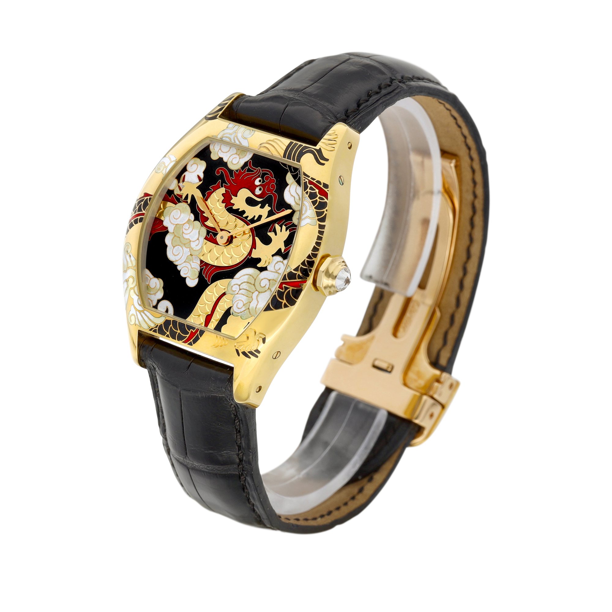Cartier d'art' Tortue, Reference 2496 | A limited edition yellow gold ...