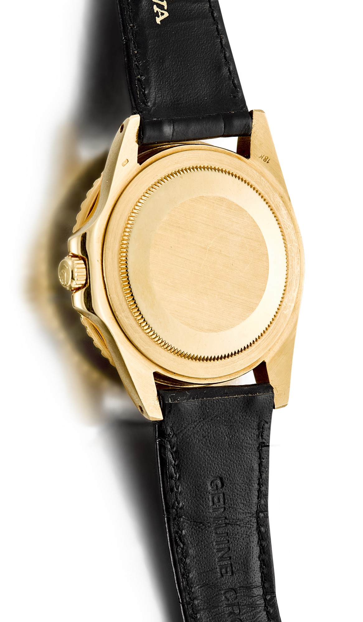 ROLEX | GMT-MASTER II, REFERENCE 1675, A YELLOW GOLD DUAL TIME ZONE ...