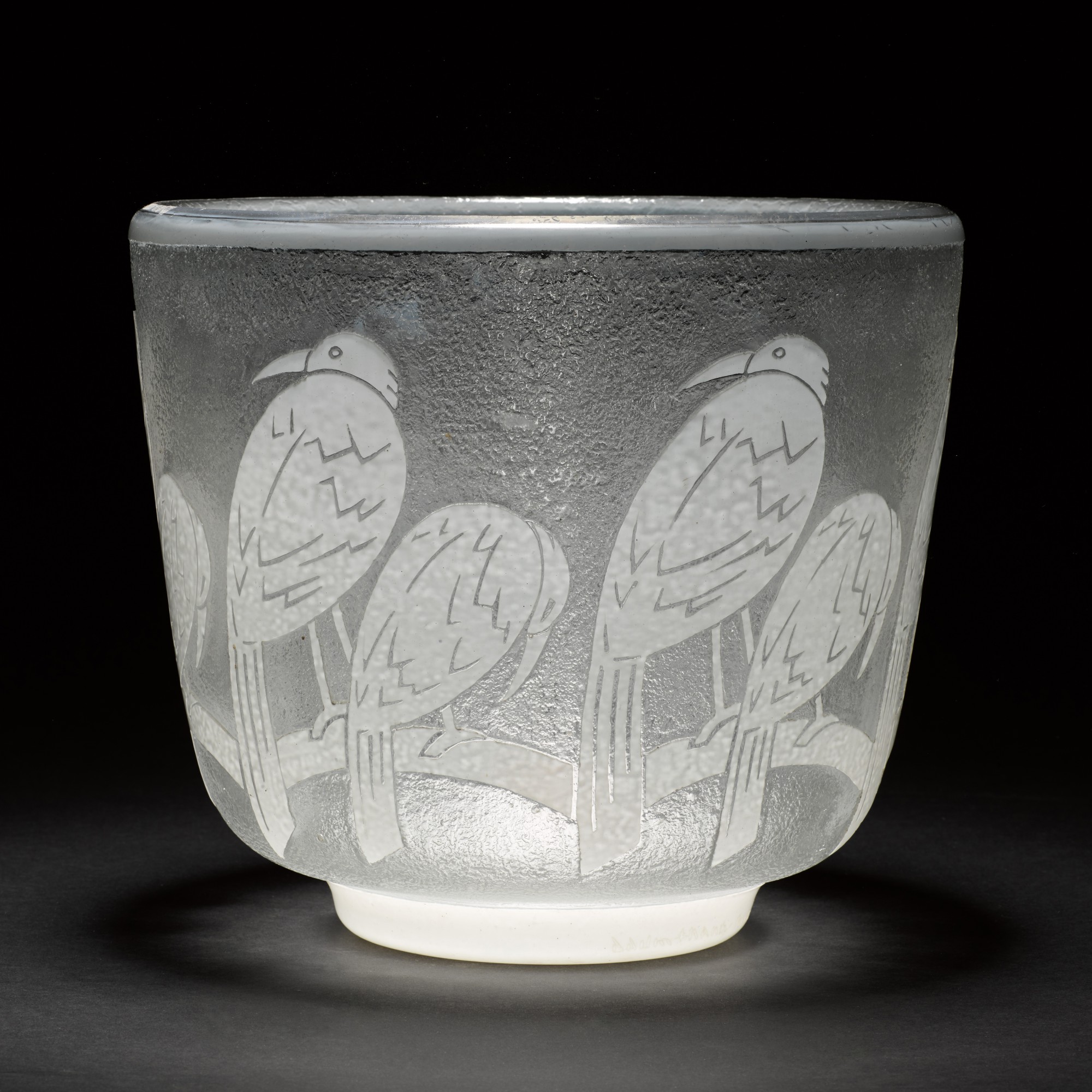 Daum Vase with Birds, circa 1925 | STYLE London: Furniture, Ceramics ...