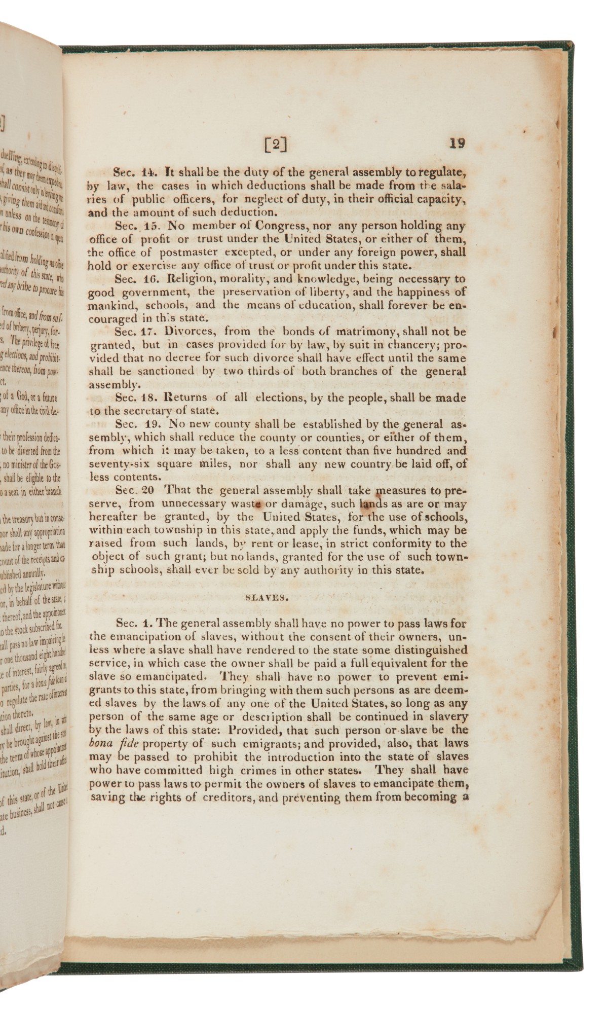 Mississippi | The first state constitution, as adopted in 1817 | Making ...