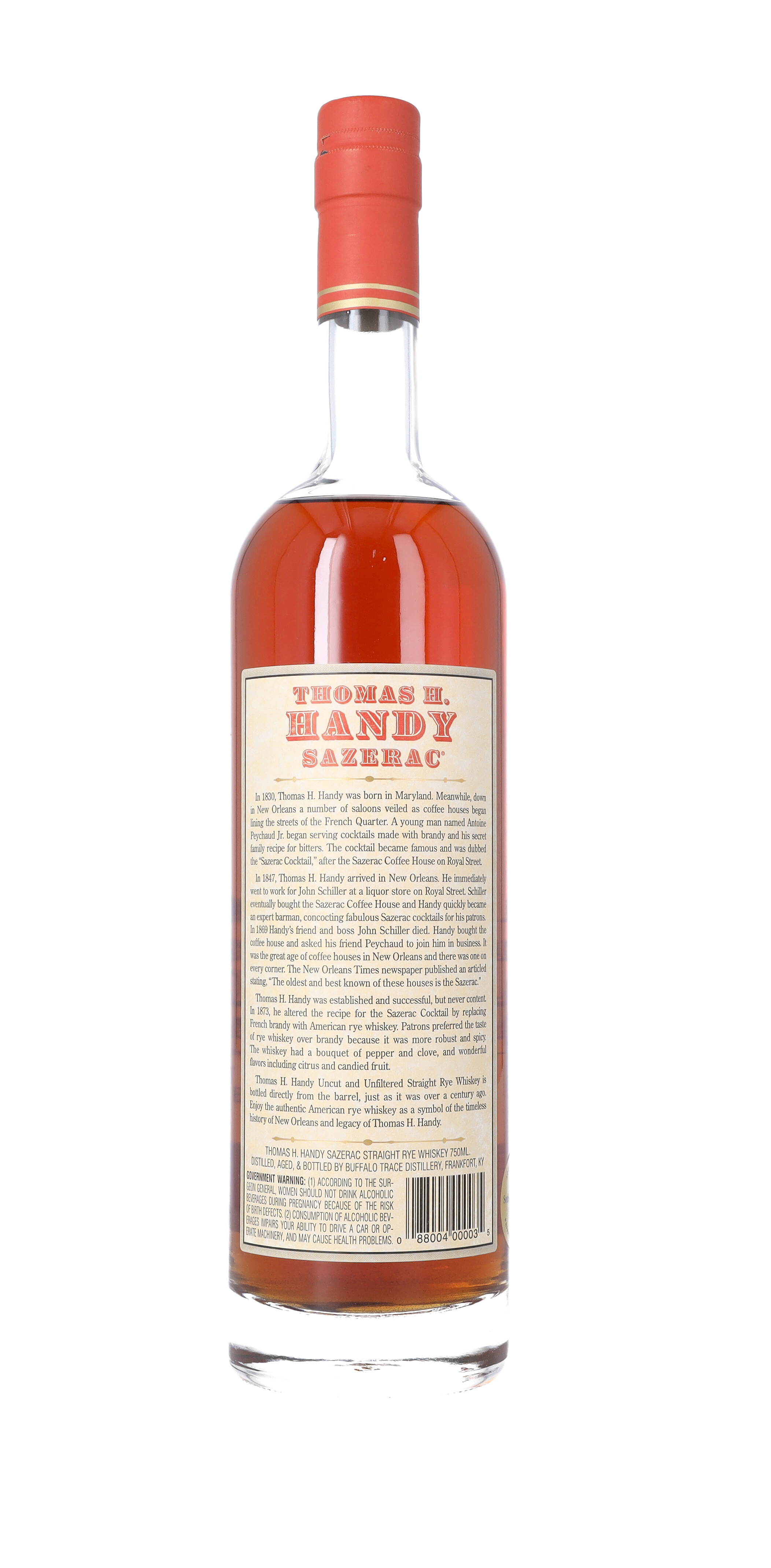 Thomas H. Handy Rye 2014 Release 129.2 proof NV (1 BT75) | Bourbon ...