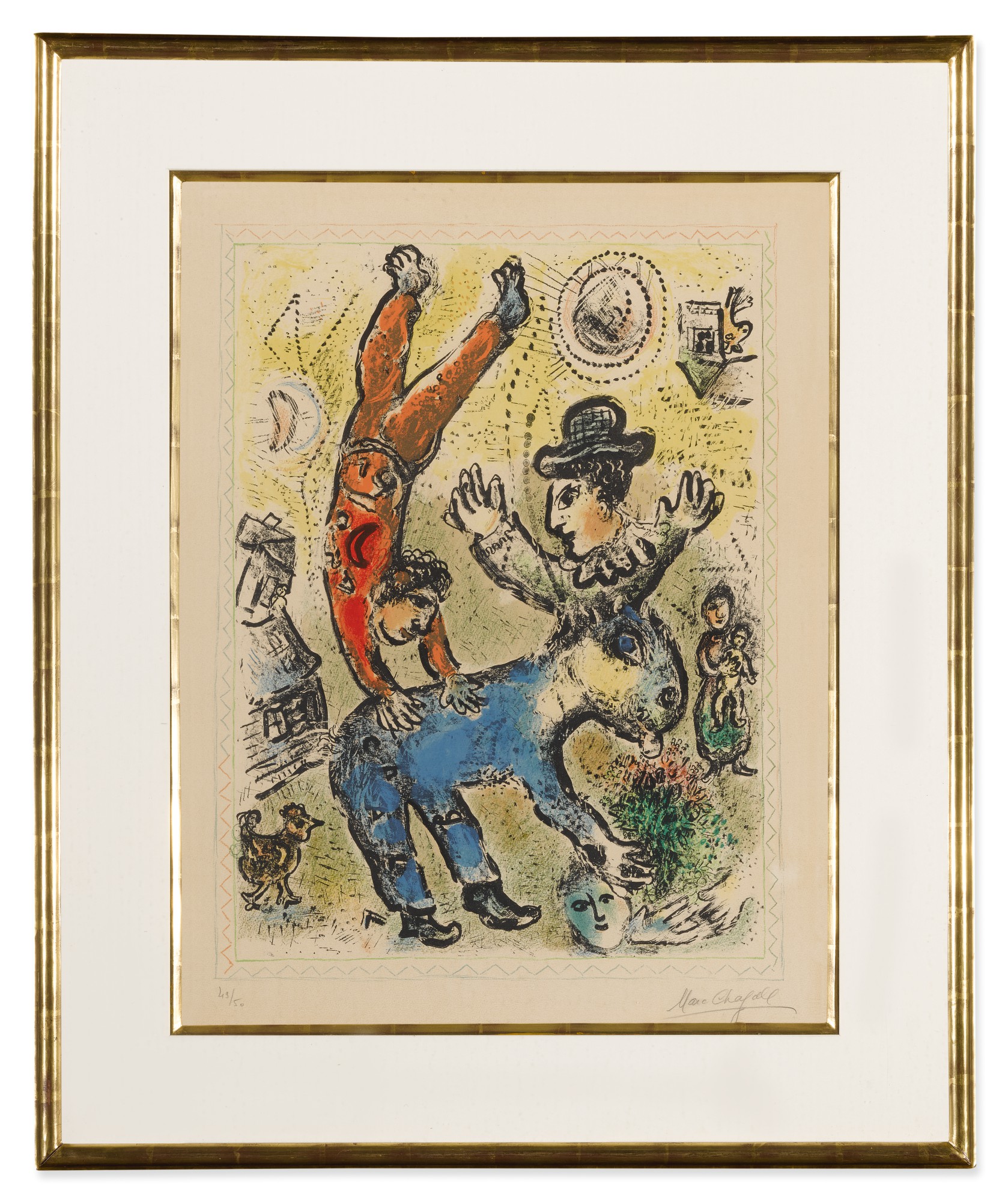 MARC CHAGALL | THE RED ACROBAT (M. 717) | Important Prints & Multiples ...