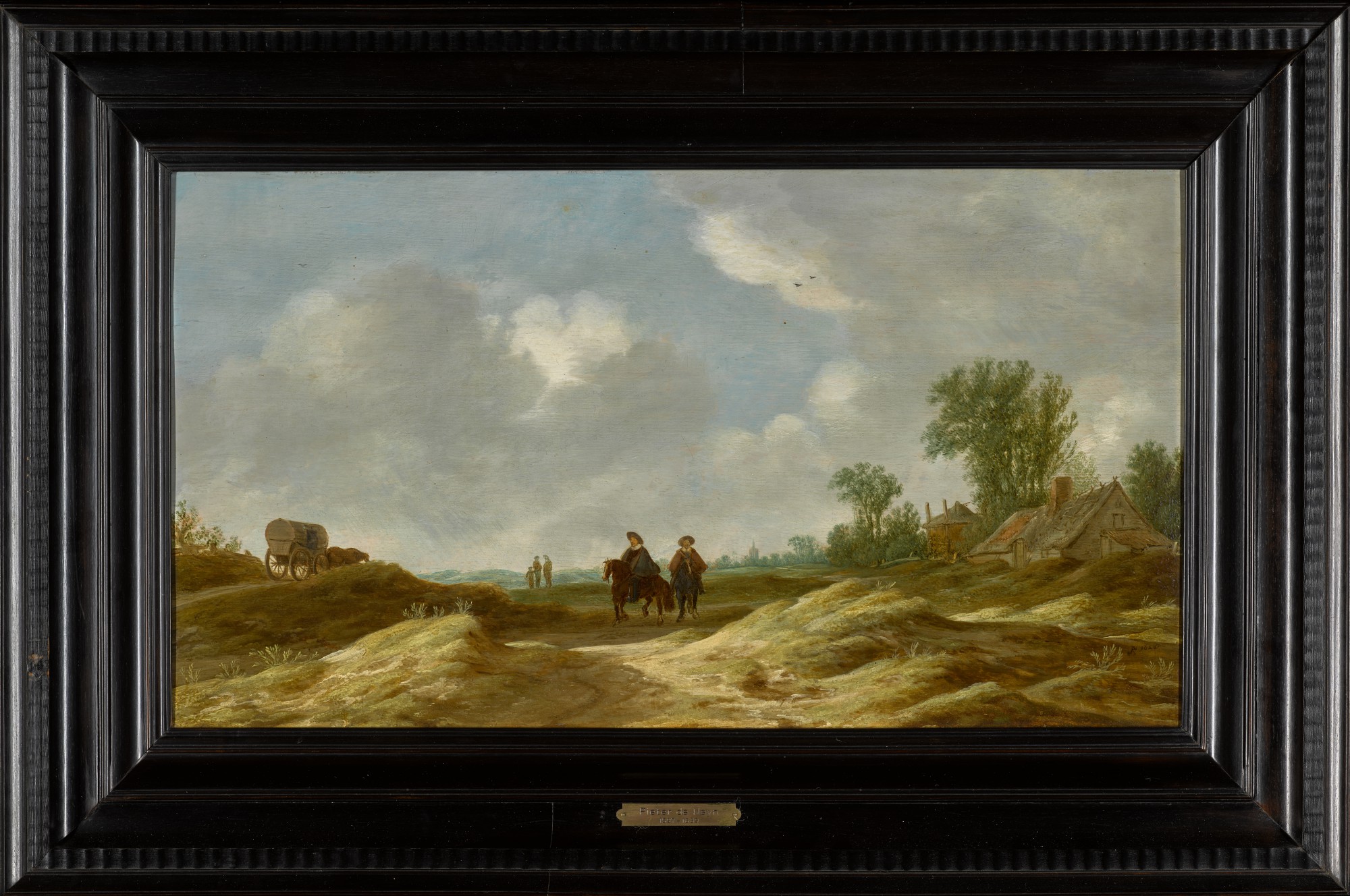 PIETER DE NEYN | DUNE LANDSCAPE WITH FIGURES ON HORSEBACK | Old Master ...