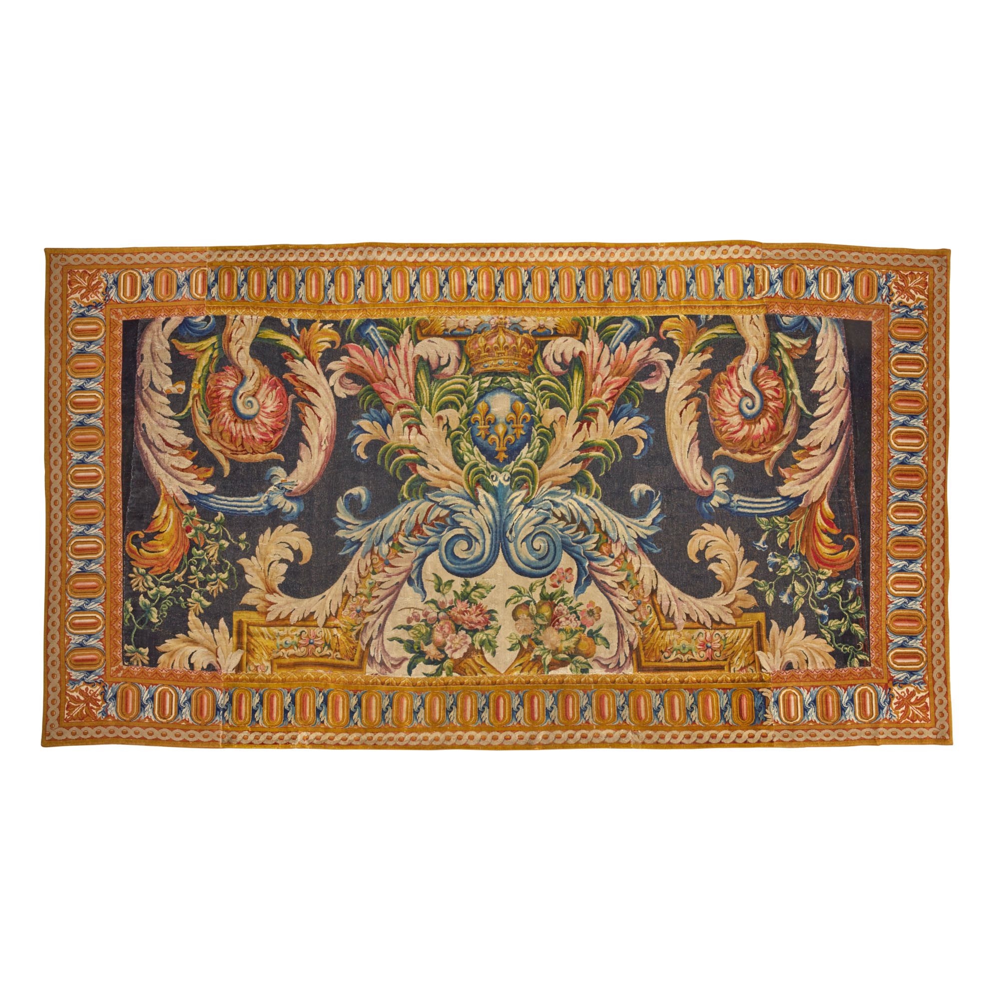 A ROYAL LOUIS XIV SAVONNERIE FRAGMENTARY CARPET, CIRCA 1668-1688 | True ...