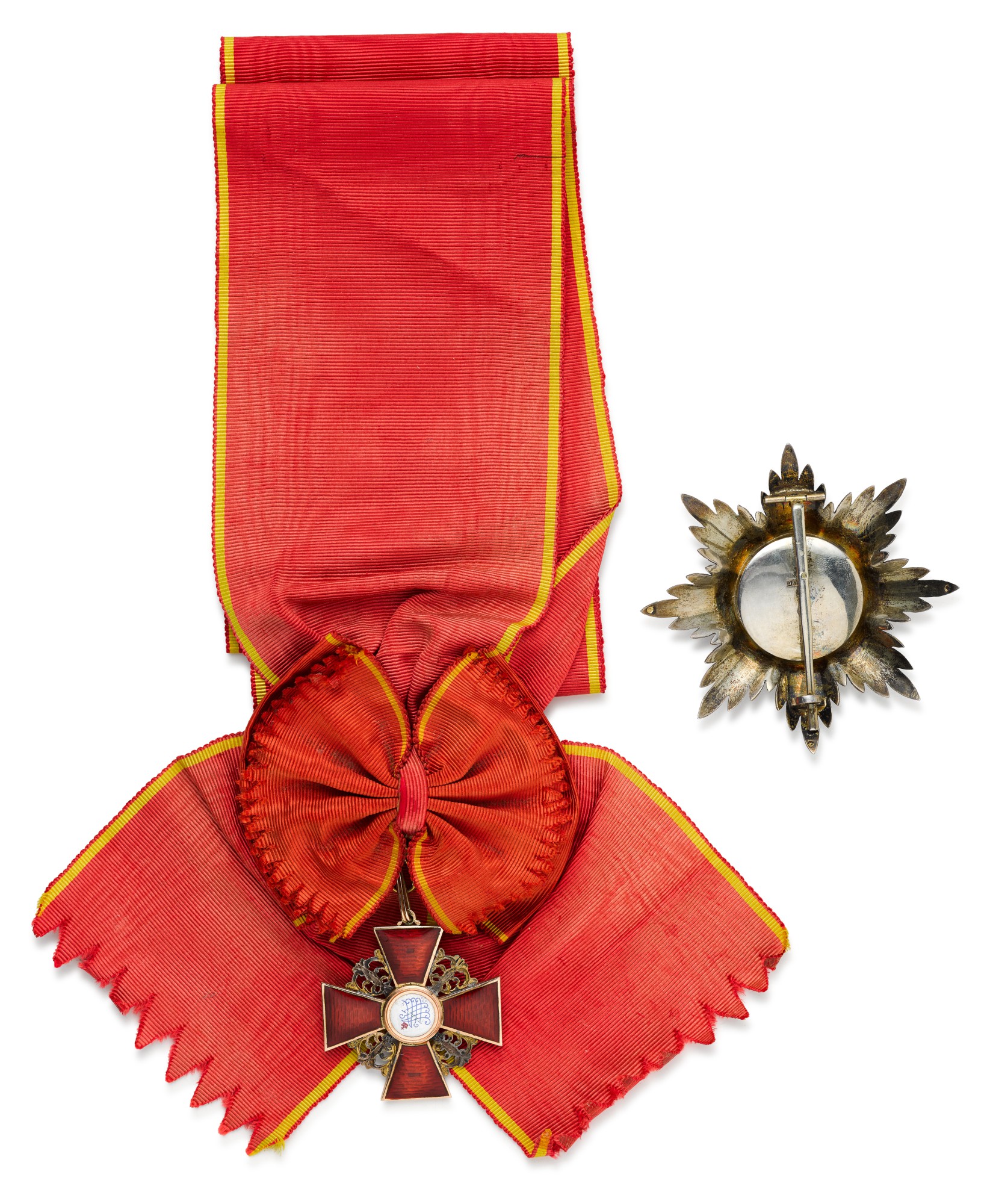 The Order of St Anne, Grand Cross set of insignia, Eduard, St ...