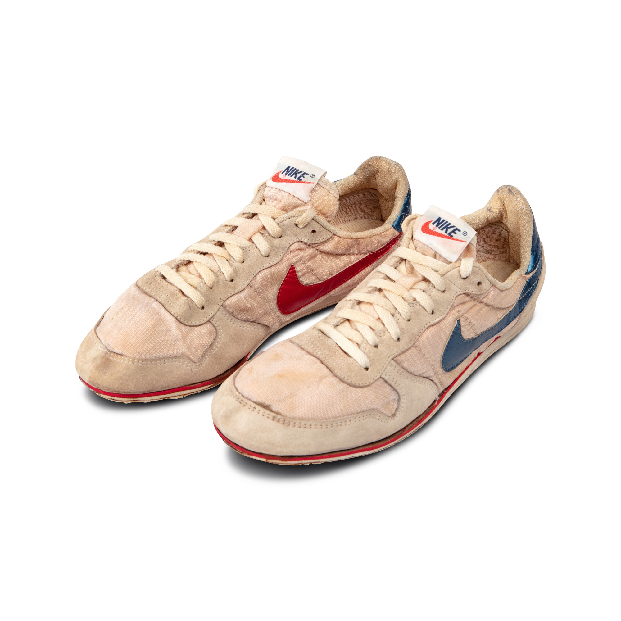 Bill Bowerman (Nike Co-Founder) Lab Metal Sandpaper Track Shoes Nike ...