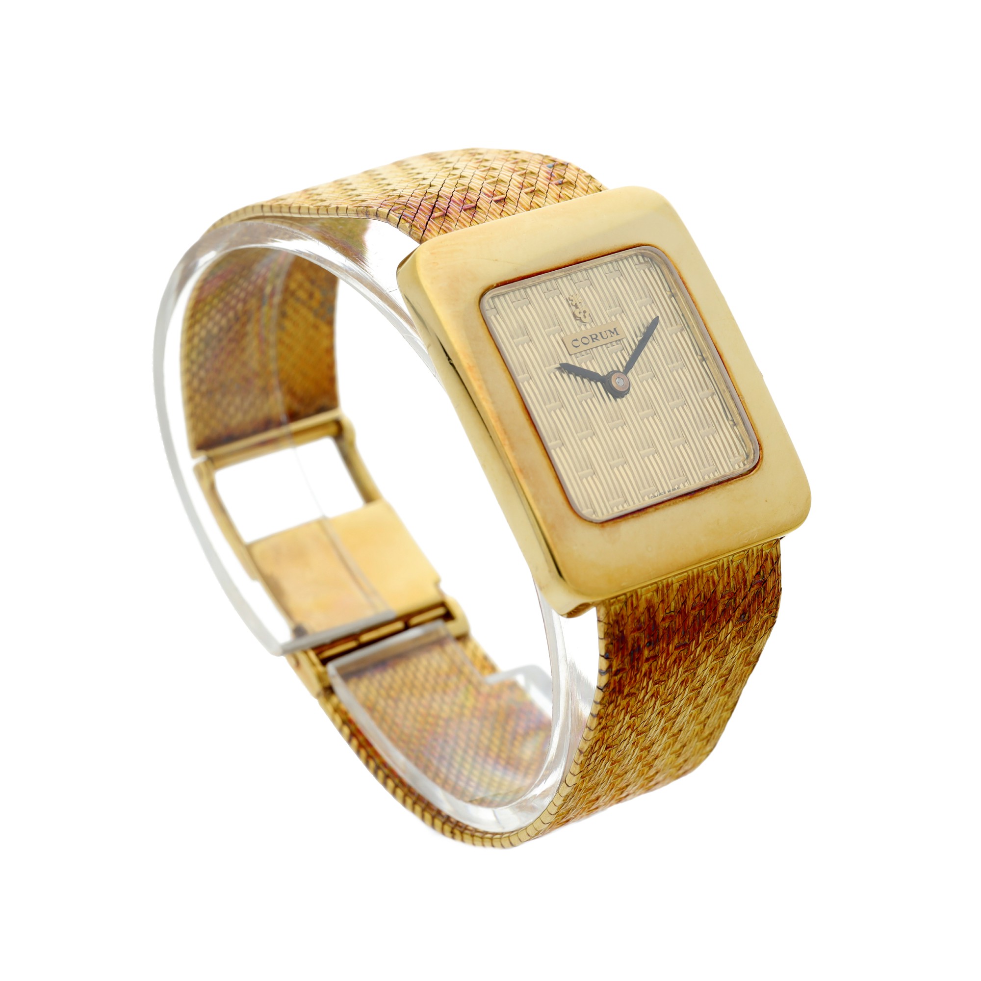 A YELLOW GOLD RECTANGULAR BRACELET WATCH, CIRCA 1990 | Watches | 2020 ...