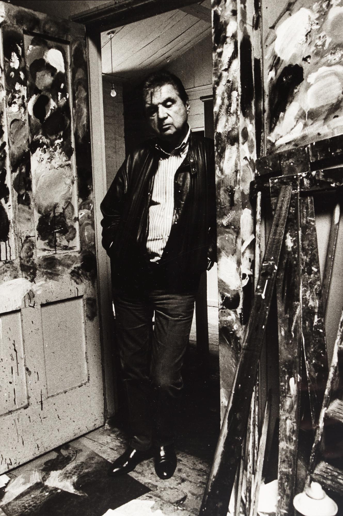 BRUCE BERNARD | FRANCIS BACON IN THE DOORWAY OF HIS STUDIO, 1984 | Made ...