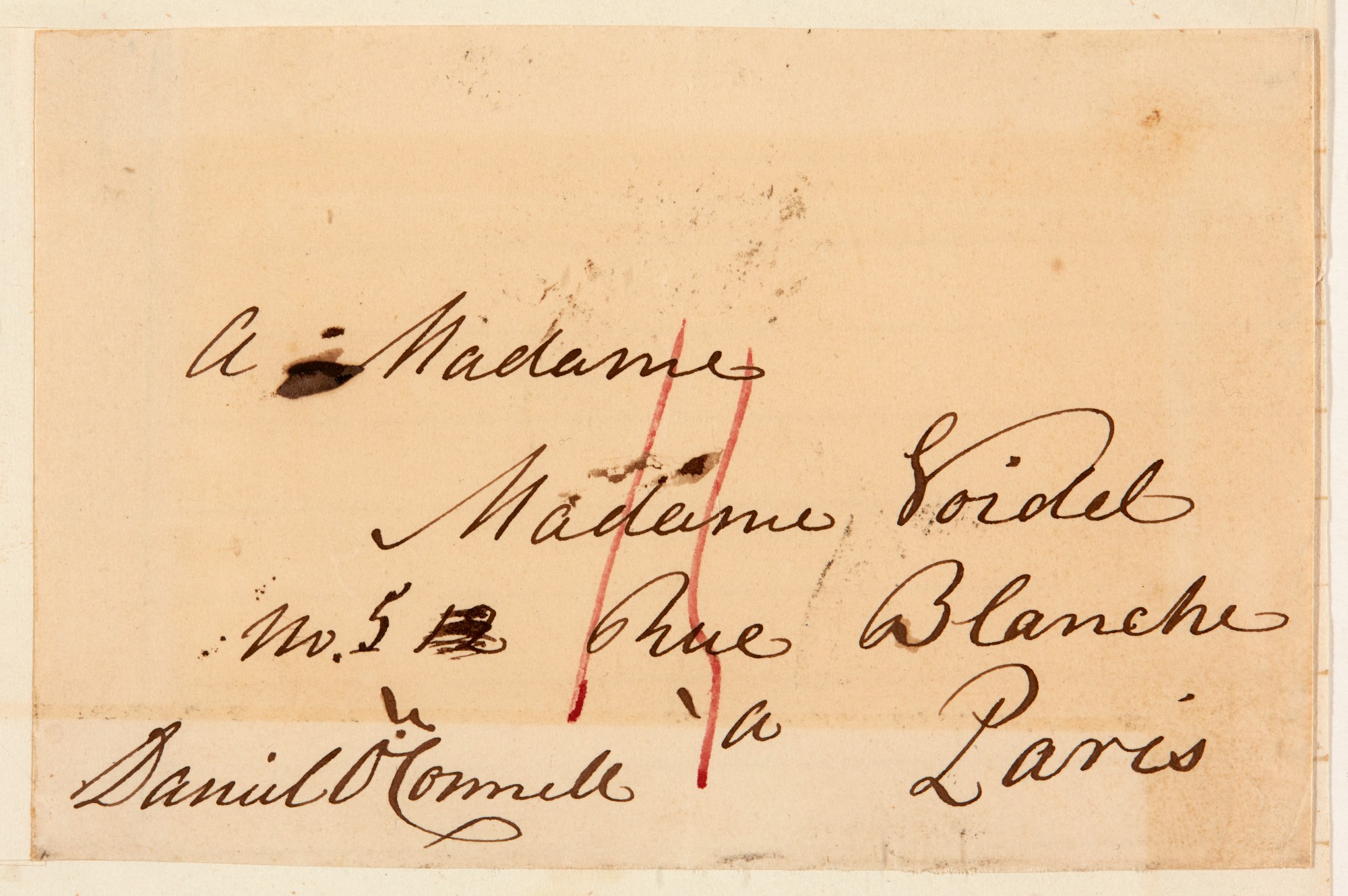 O'CONNELL | autograph poem signed, 1837 | The Collection of a ...
