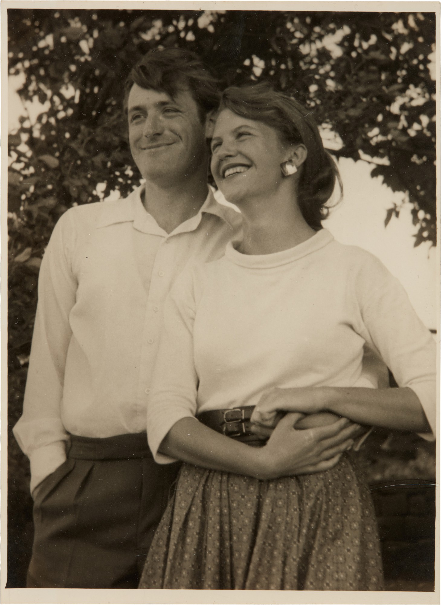 Sylvia Plath and Ted Hughes | Collection of six photographs with the ...