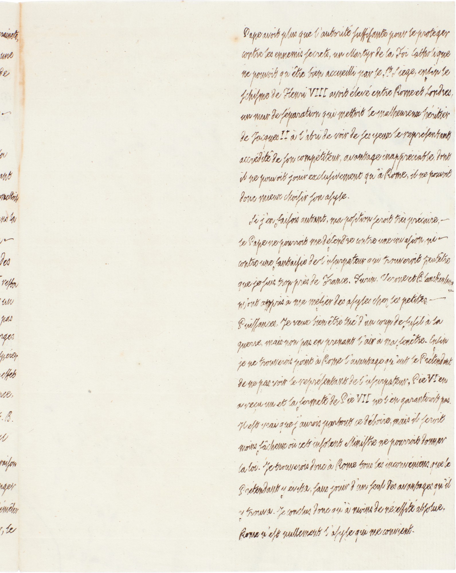 King Louis XVIII | Autograph manuscript essay on Revolution | History ...