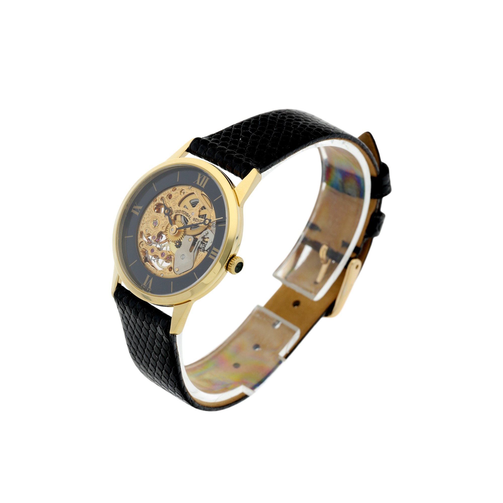 UNIVERSAL GENÈVE | THE INTERNATIONAL MUSEUM OF HOROLOGY SKELETON WATCH ...
