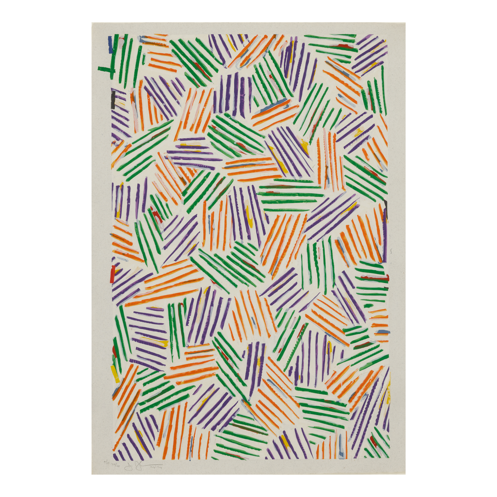 JASPER JOHNS | FOUR PANELS FROM UNTITLED 1972 (ULAE 149) | Important ...