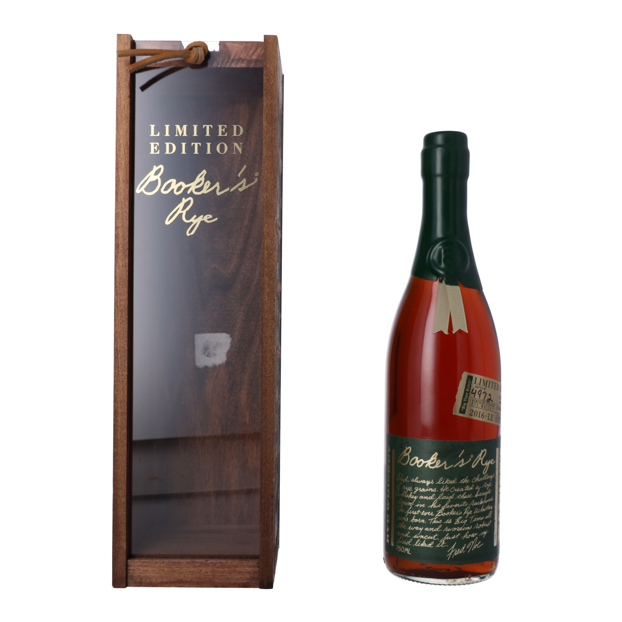 Booker's Rye 13 Year Old Big Time Batch 68.1 abv NV (1 BT75 ...