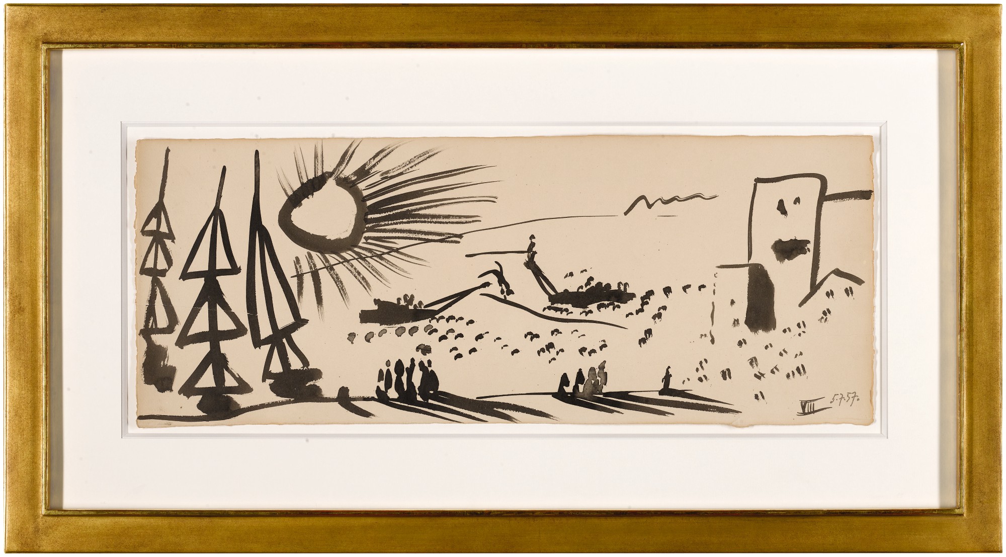 PABLO PICASSO | JOUTE NAUTIQUE À CANNES | The World of Picasso ...