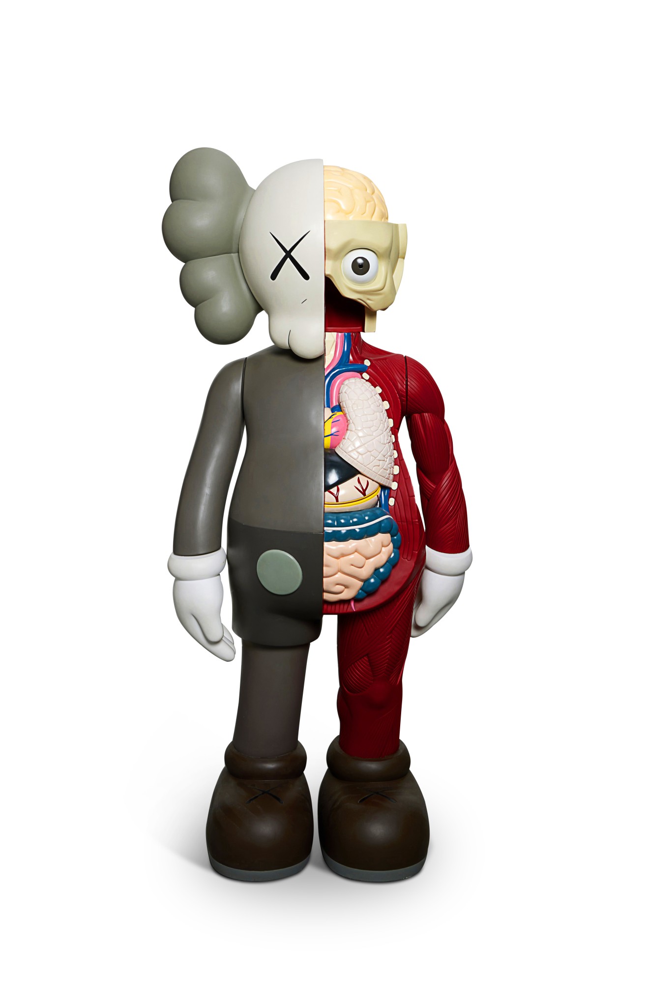 KAWS | FOUR FOOT DISSECTED COMPANION (BROWN) 解剖同伴（棕色） | Contemporary ...