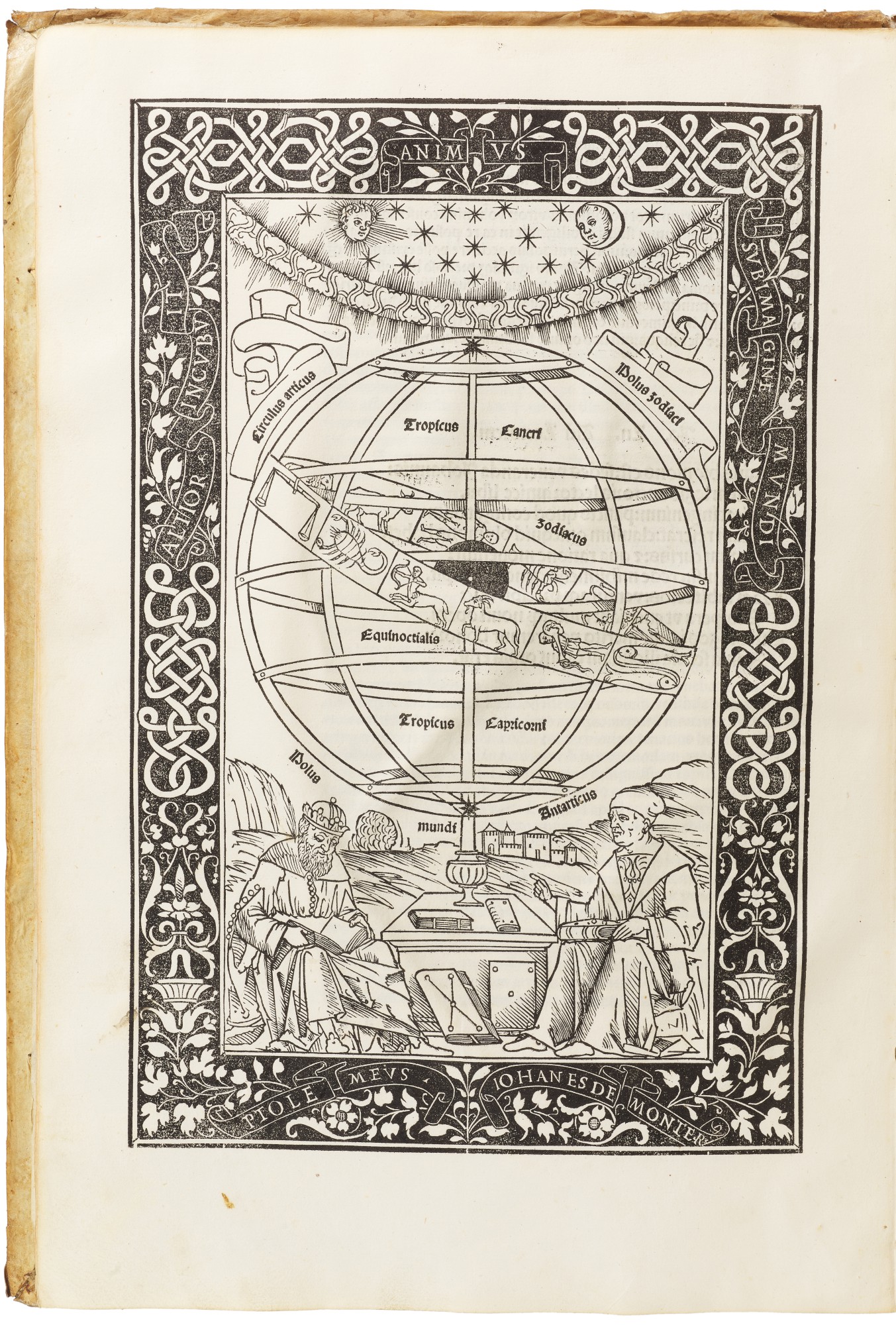 Regiomontanus, Epitoma in Almagestum Ptolemaei, Venice, 1496, reused ...