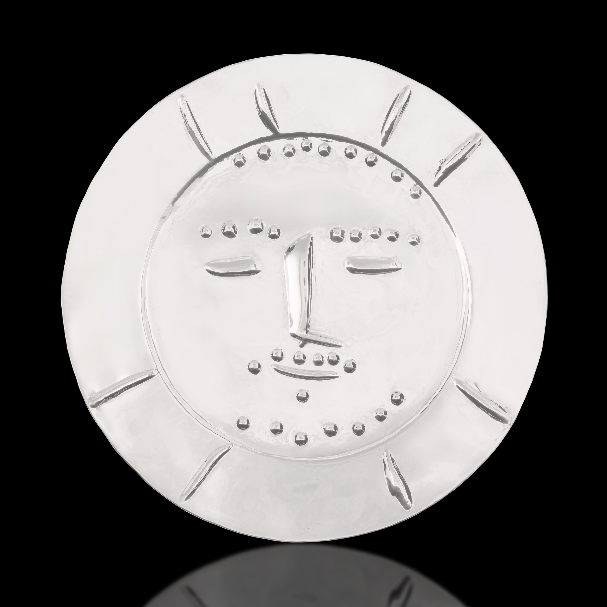 A Complete Set of Twenty-Four Silver Plates, accompanied by an ...