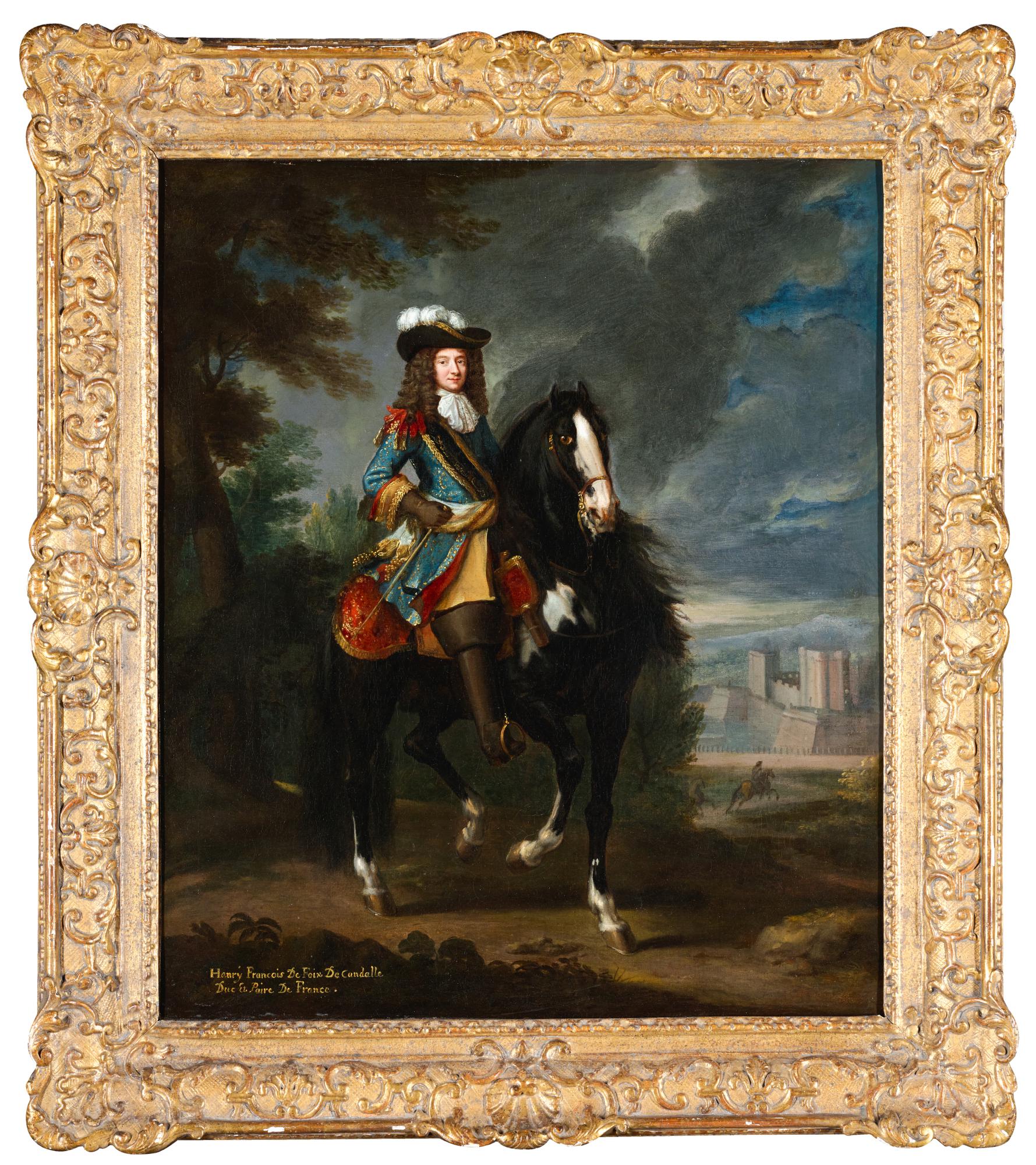 JOSEPH PARROCEL | An equestrian portrait of Henri François de Foix de ...