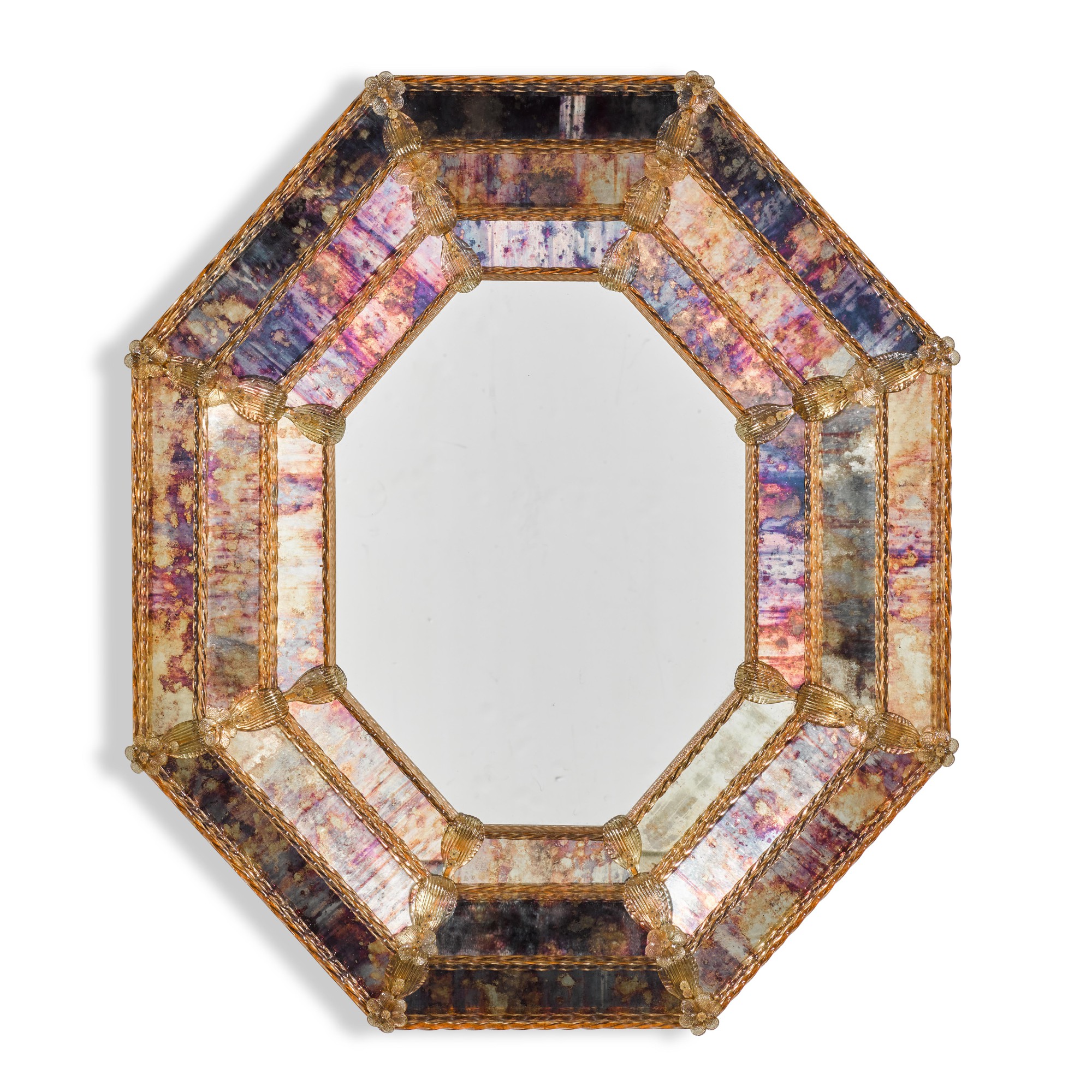 A PAIR OF ITALIAN GLASS MIRRORS VENICE, MURANO, MODERN | The Pimlico ...