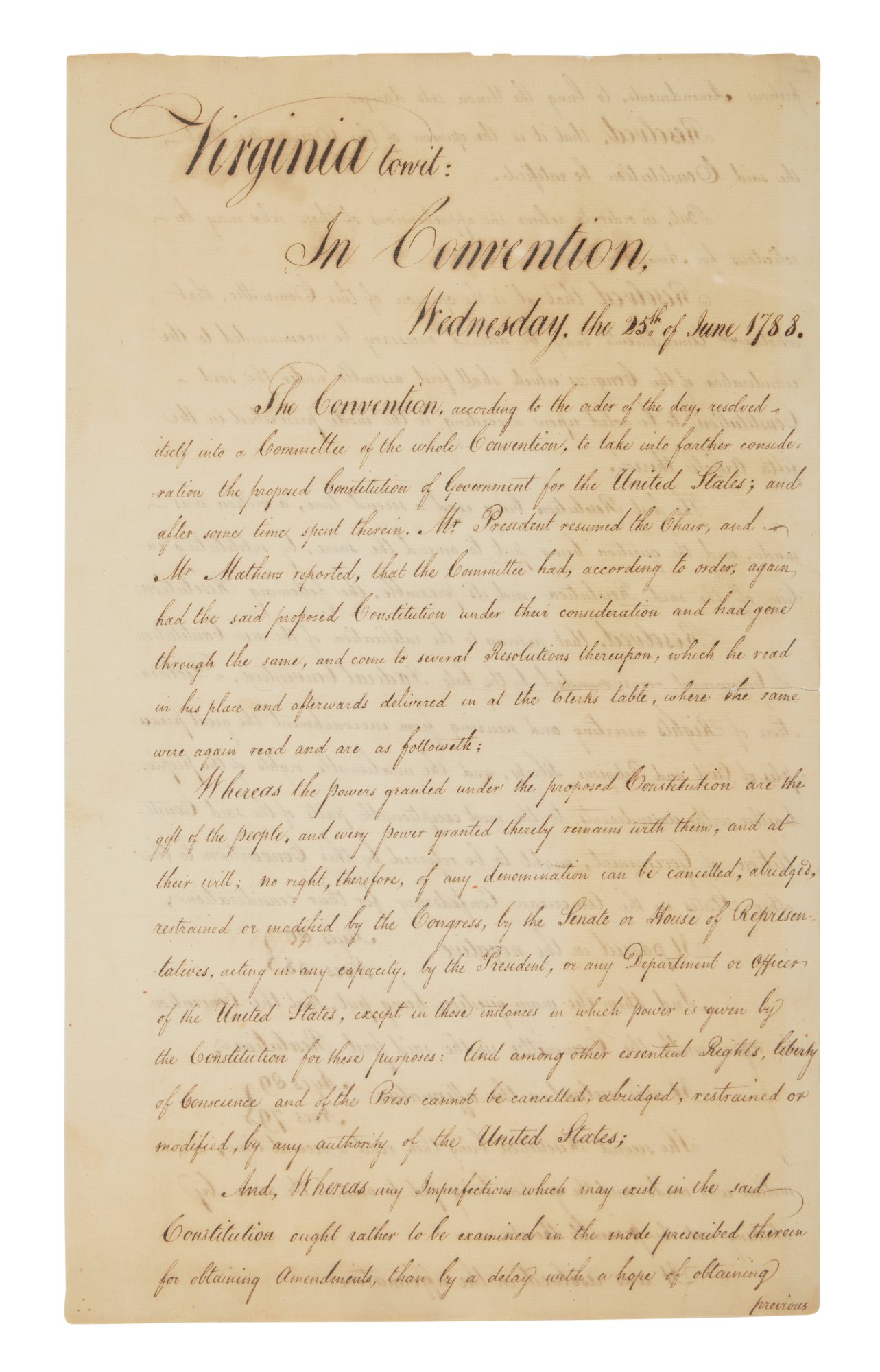 The United States Constitution and the Bill of Rights | An official ...