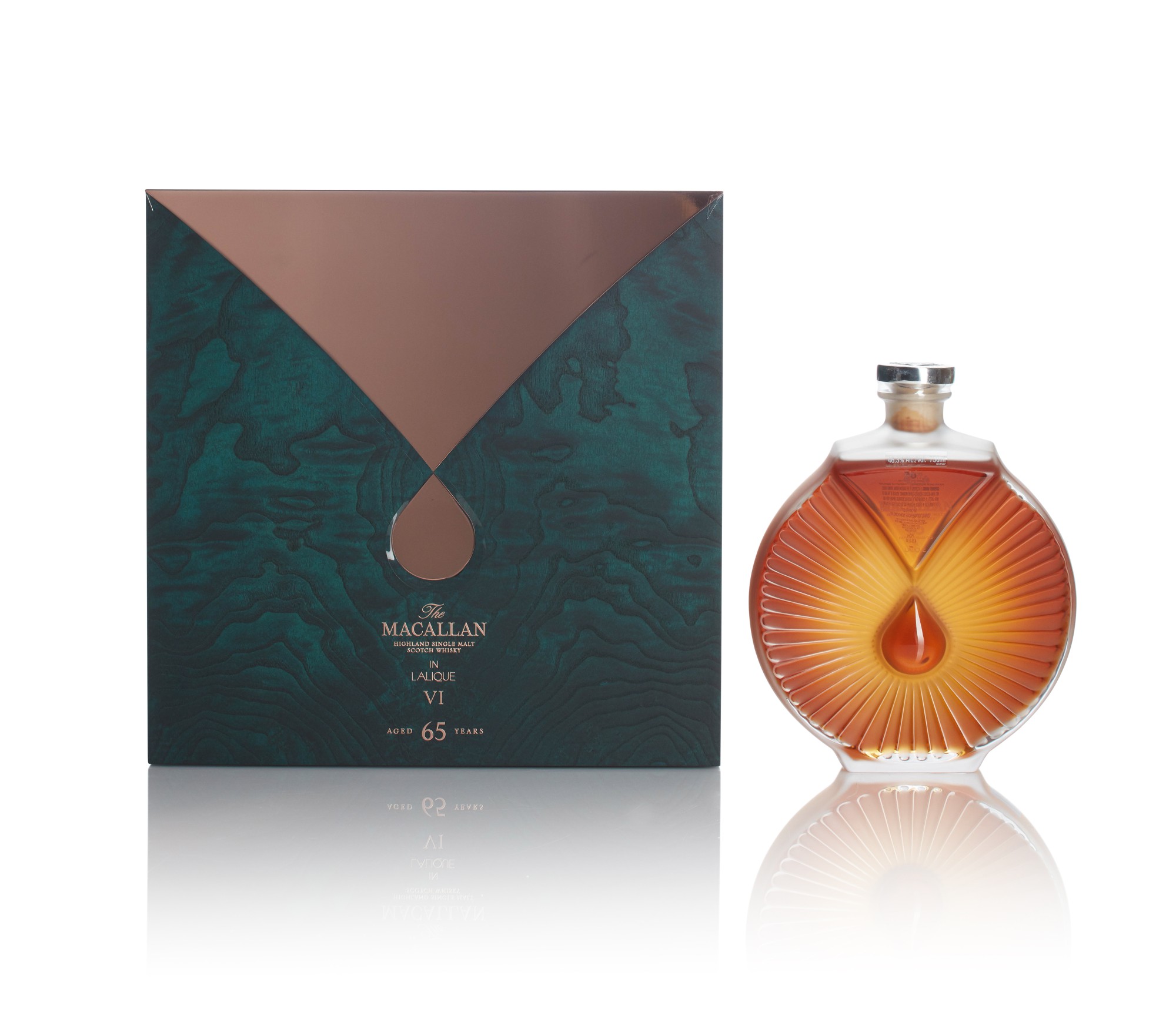 The Macallan 65 Year Old in Lalique, Six Pillars, Sixth Edition, 46.3 ...