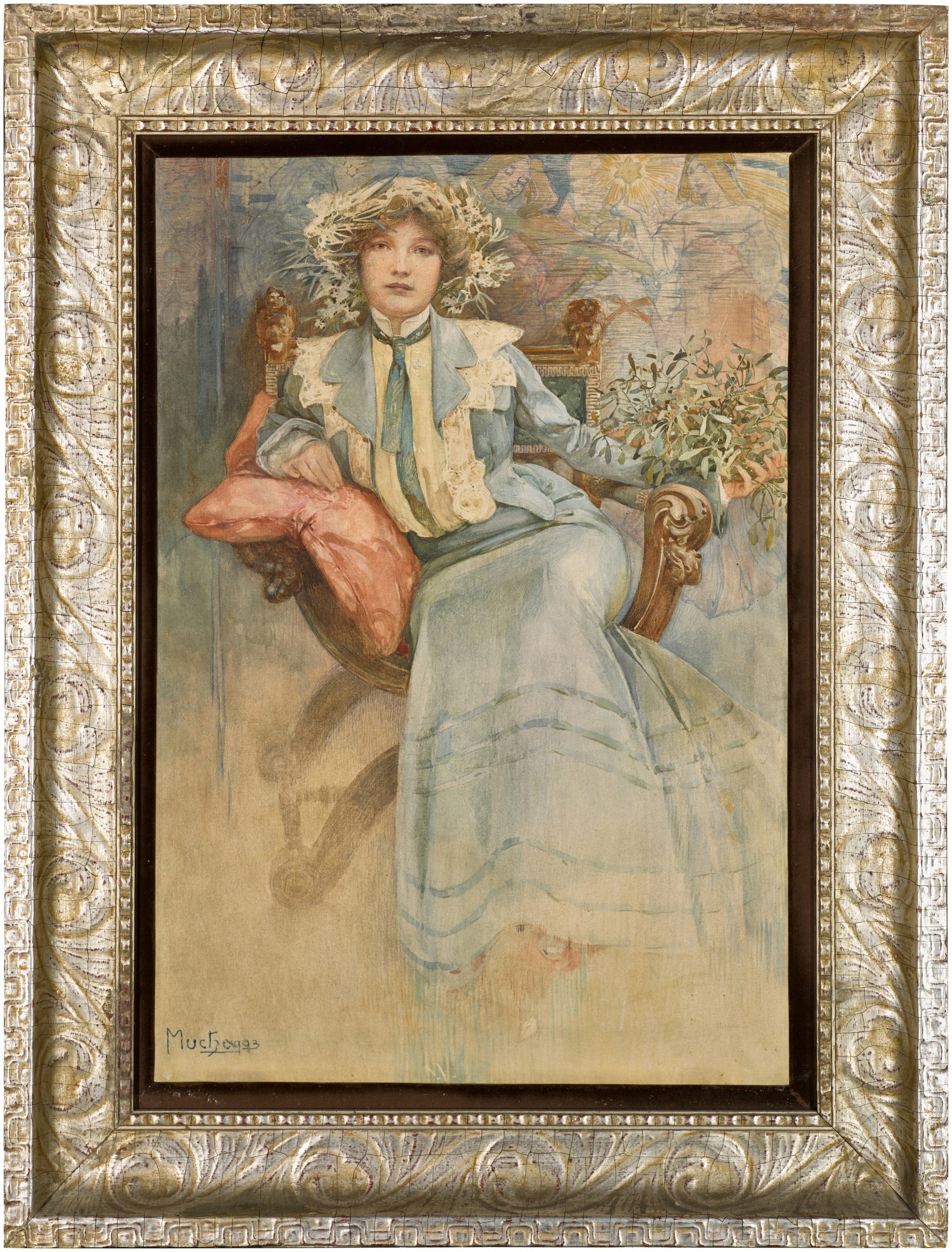 Mistletoe: Portrait of Mme Mucha | 20th Century Art: A Different ...