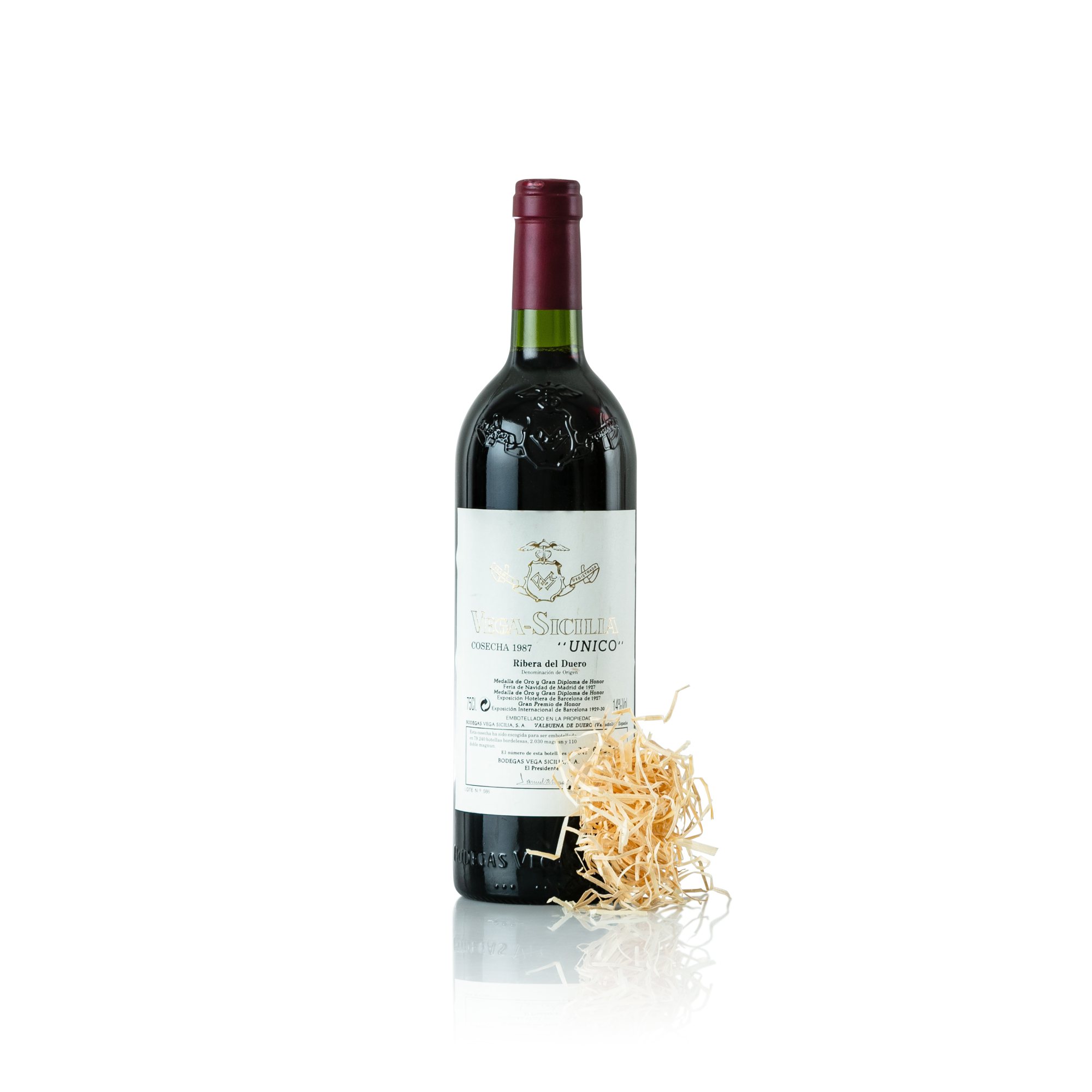 Vega Sicilia 'Unico' 1987 (1 BT) | Treasures from European Cellars ...