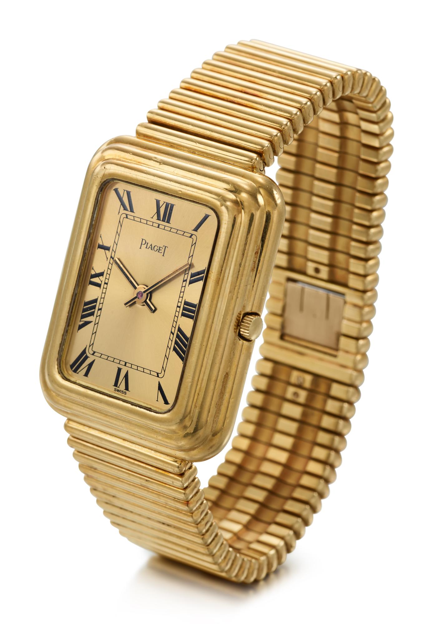PIAGET | RECTANGLE A L ANCIENNE, REFERENCE 14101 C10, A YELLOW GOLD ...