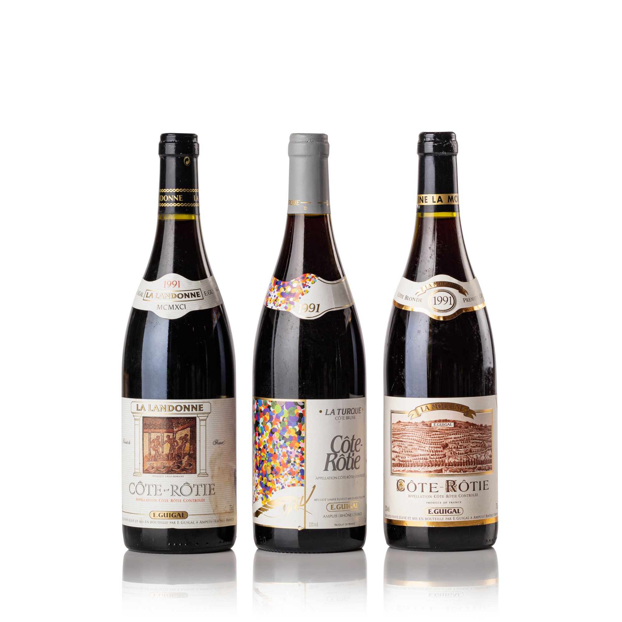 1991 Côte Rôtie Assortment "La La La" from Guigal (3 BT) | Spectacular ...